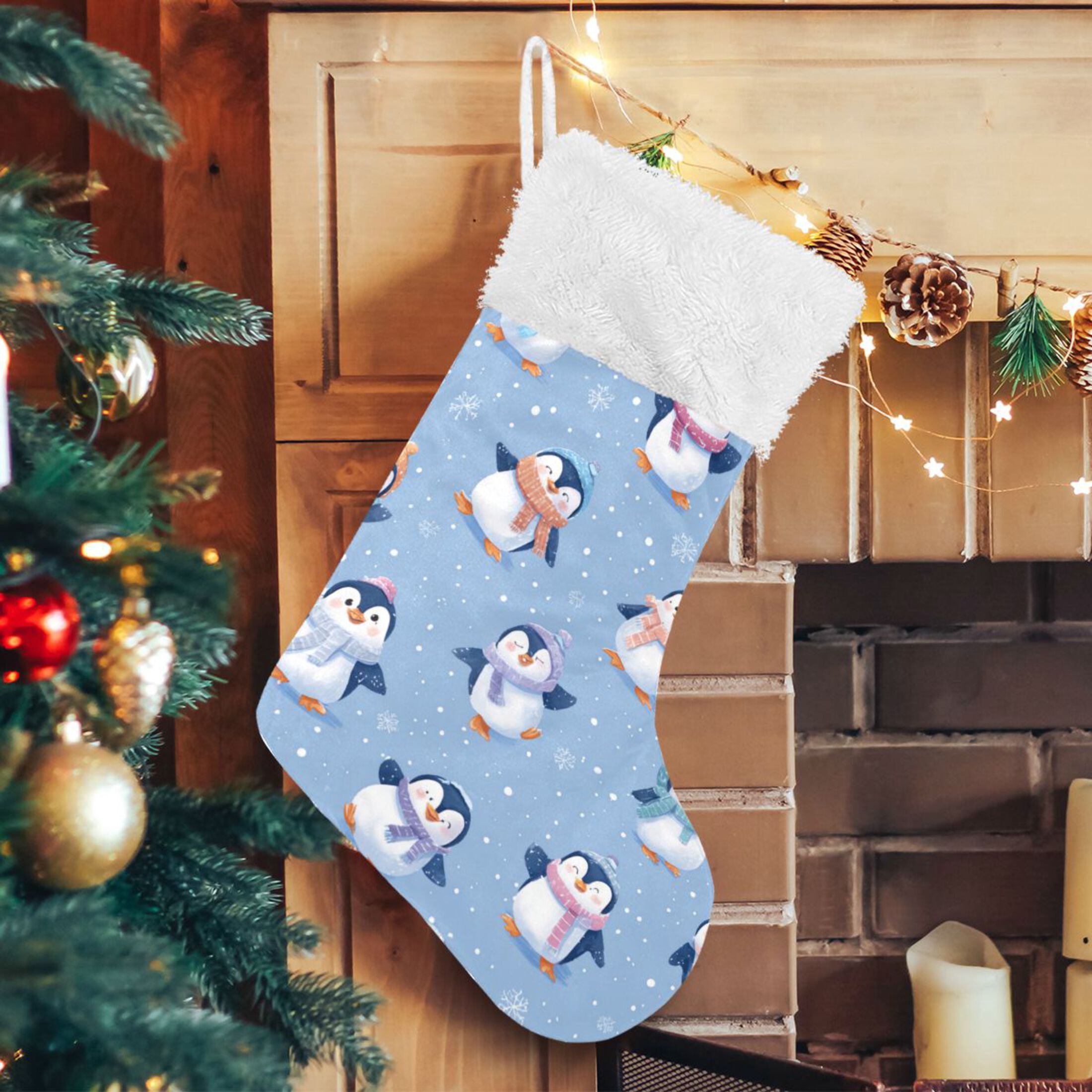 RMDQTR Christmas Stockings for Xmas Gifts - Large Size Festive Holiday ...
