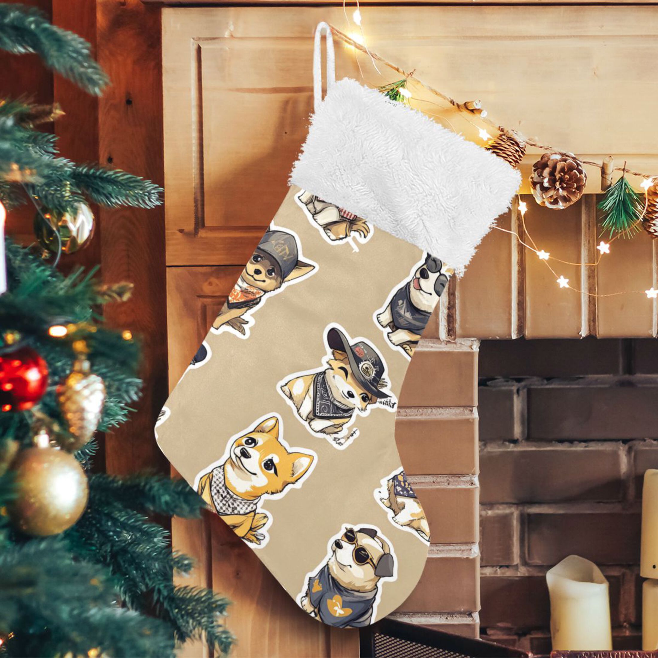 RMDQTR Christmas Stockings for Xmas Gifts - Large Size Festive Holiday ...