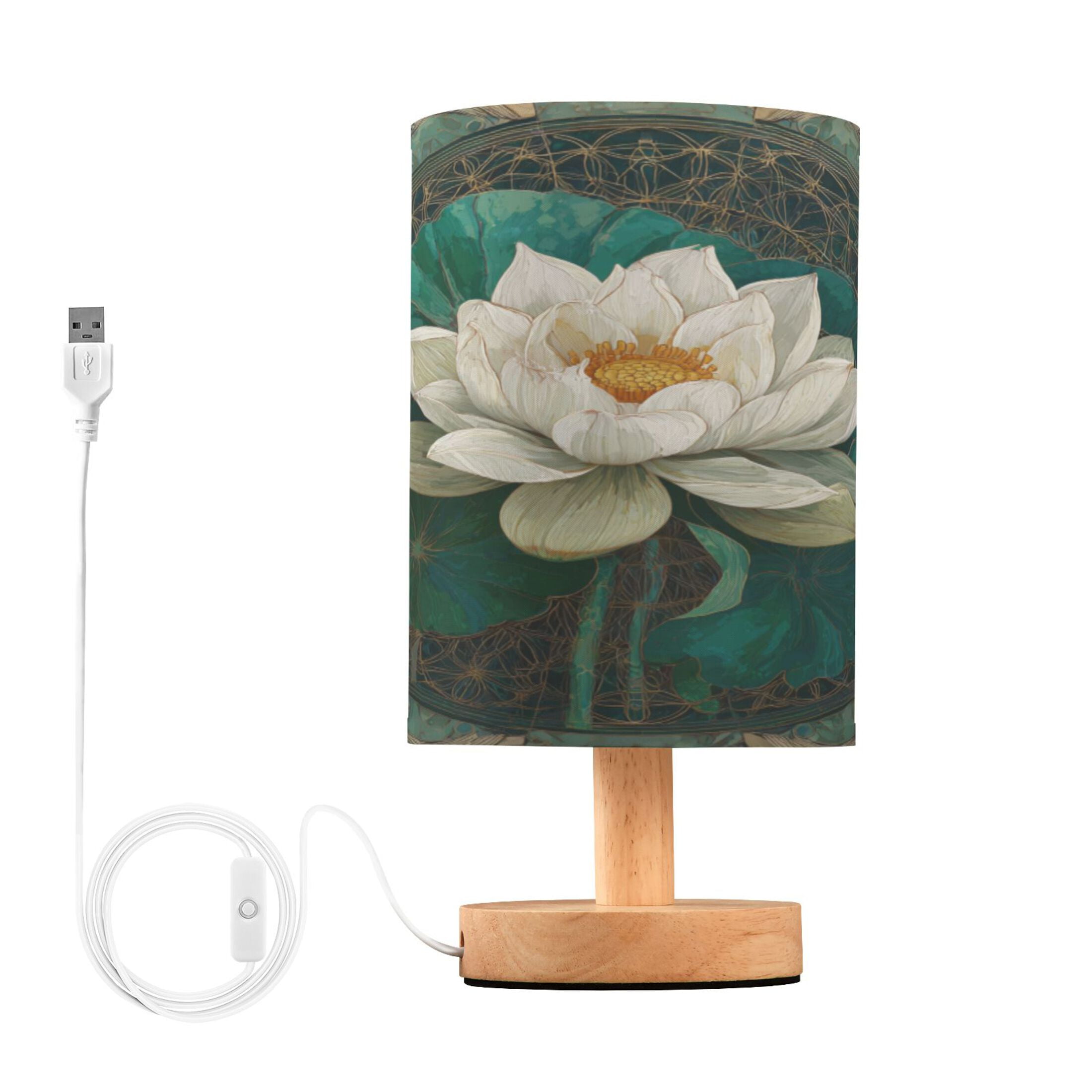 RMDQTR LED Push-Button Switch Warm-Tone Desk Lamp Plug-and-Play No ...