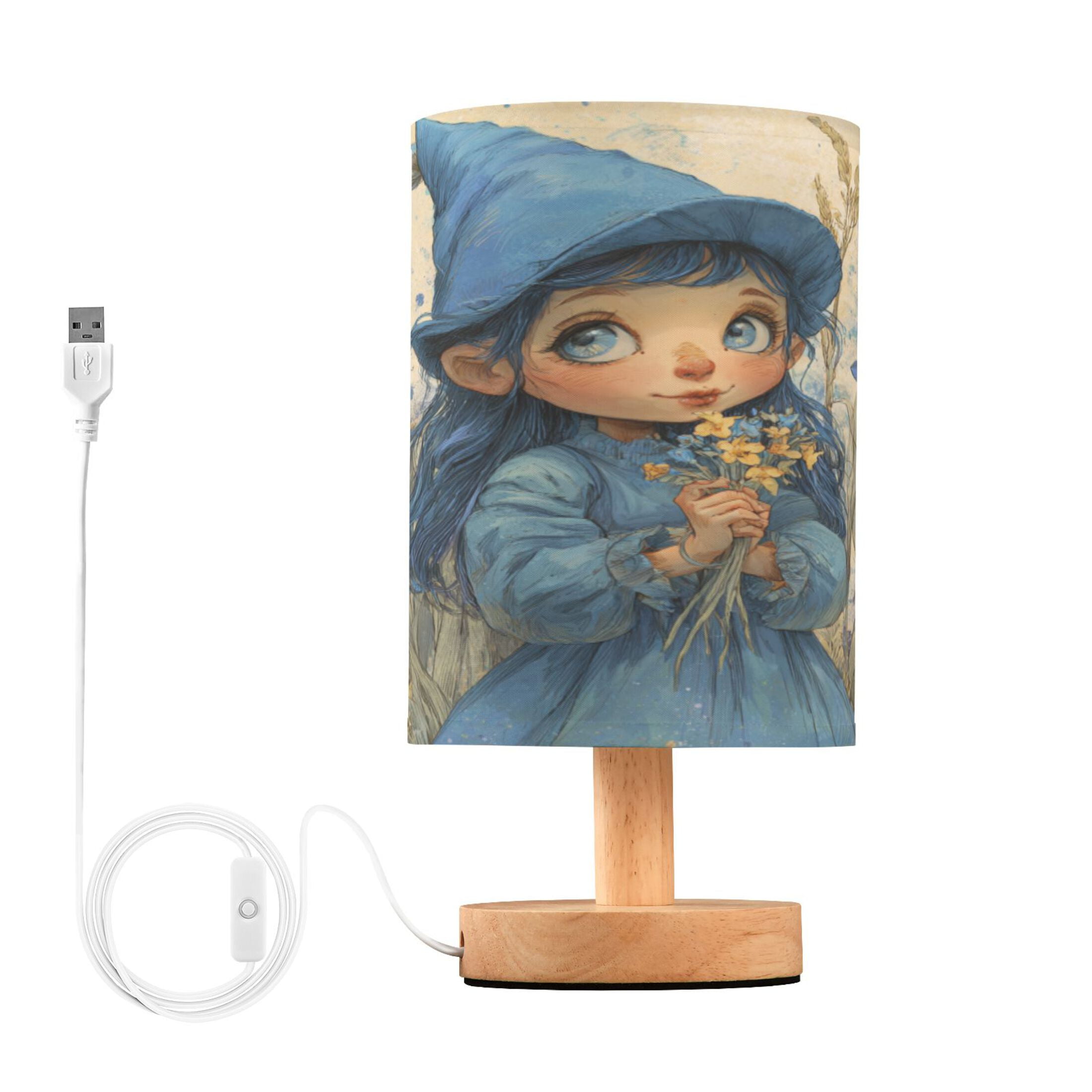 RMDQTR LED Push-Button Switch Warm-Tone Desk Lamp Plug-and-Play No ...