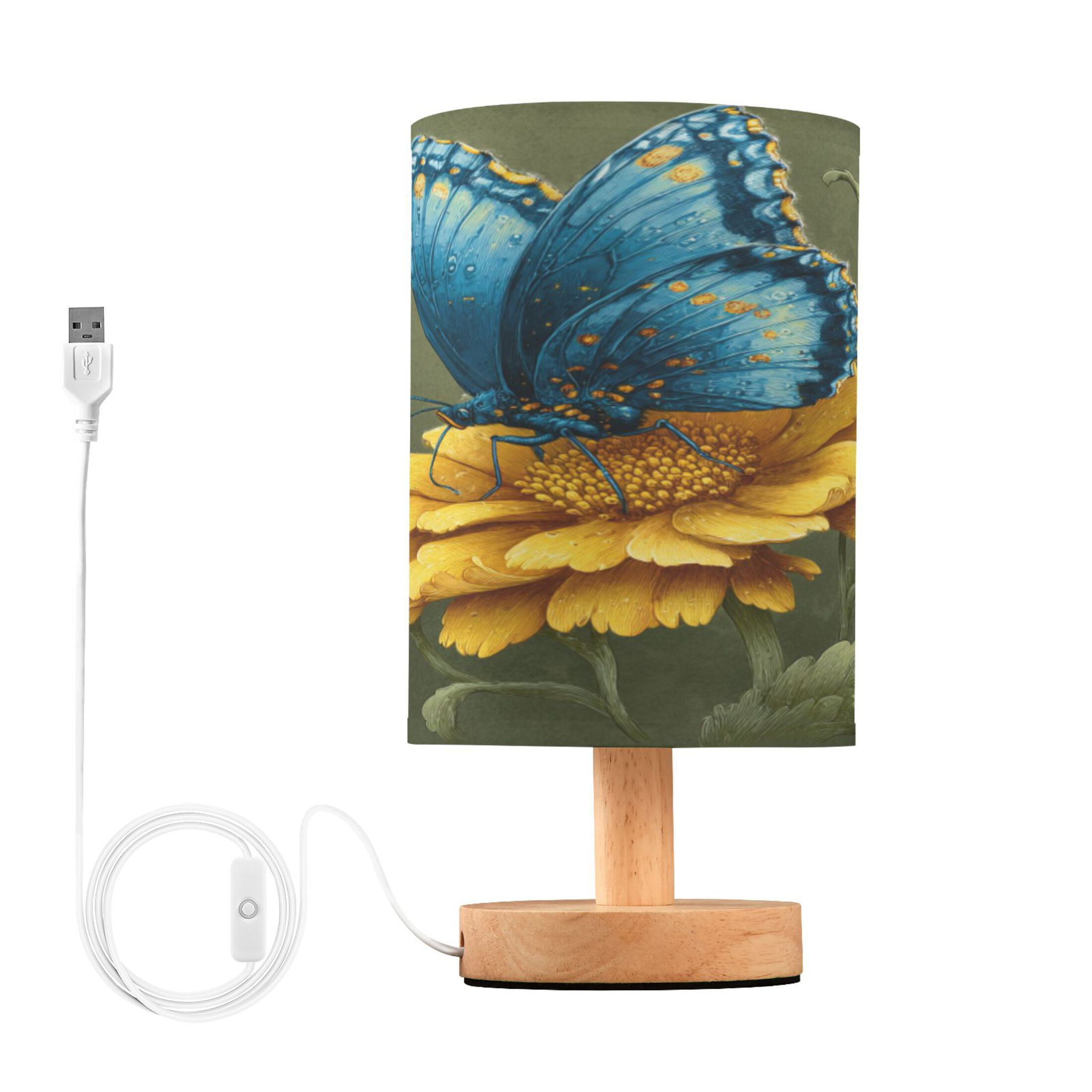 RMDQTR LED Push-Button Switch Warm-Tone Desk Lamp Plug-and-Play No ...