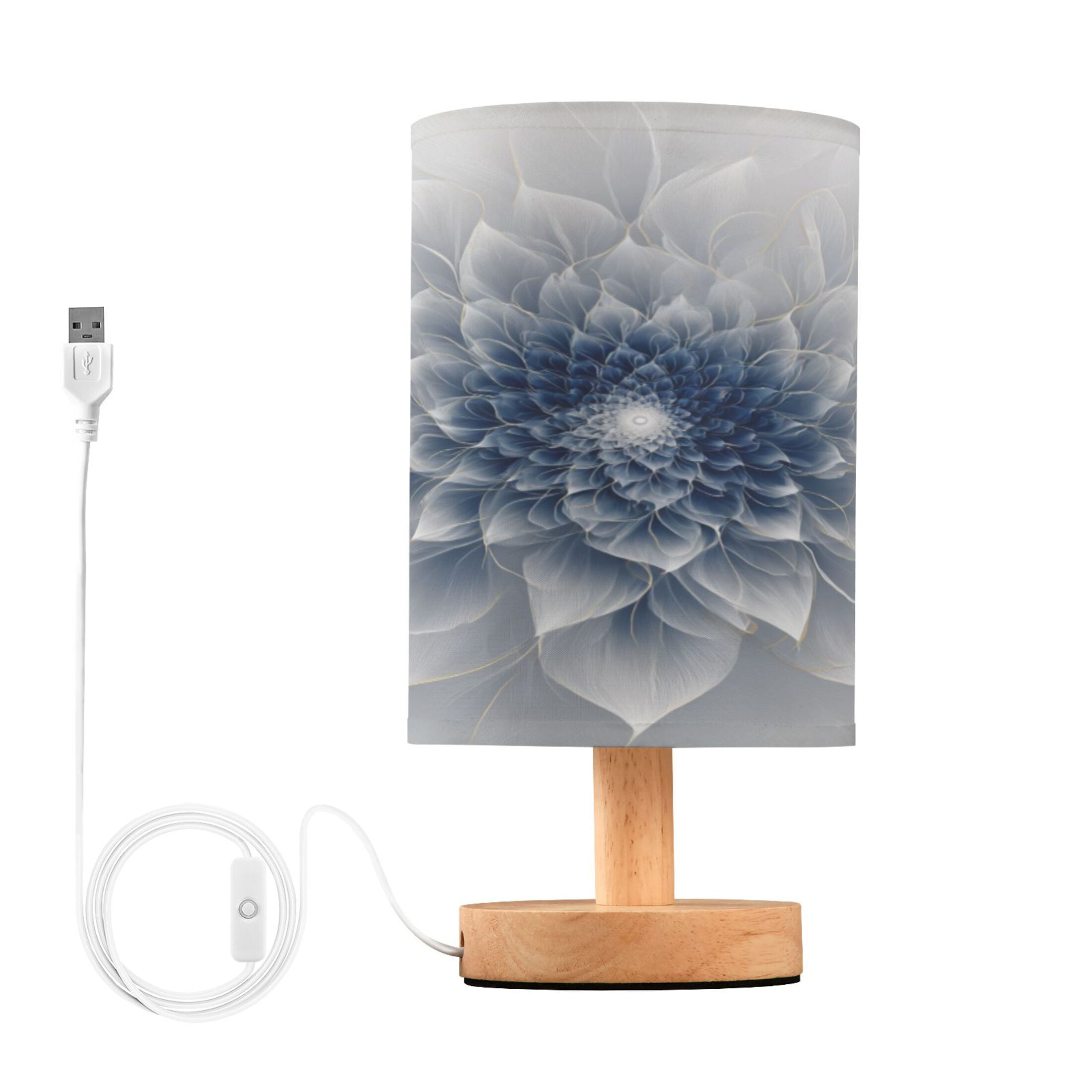 RMDQTR LED Push-Button Switch Warm-Tone Desk Lamp Plug-and-Play No ...