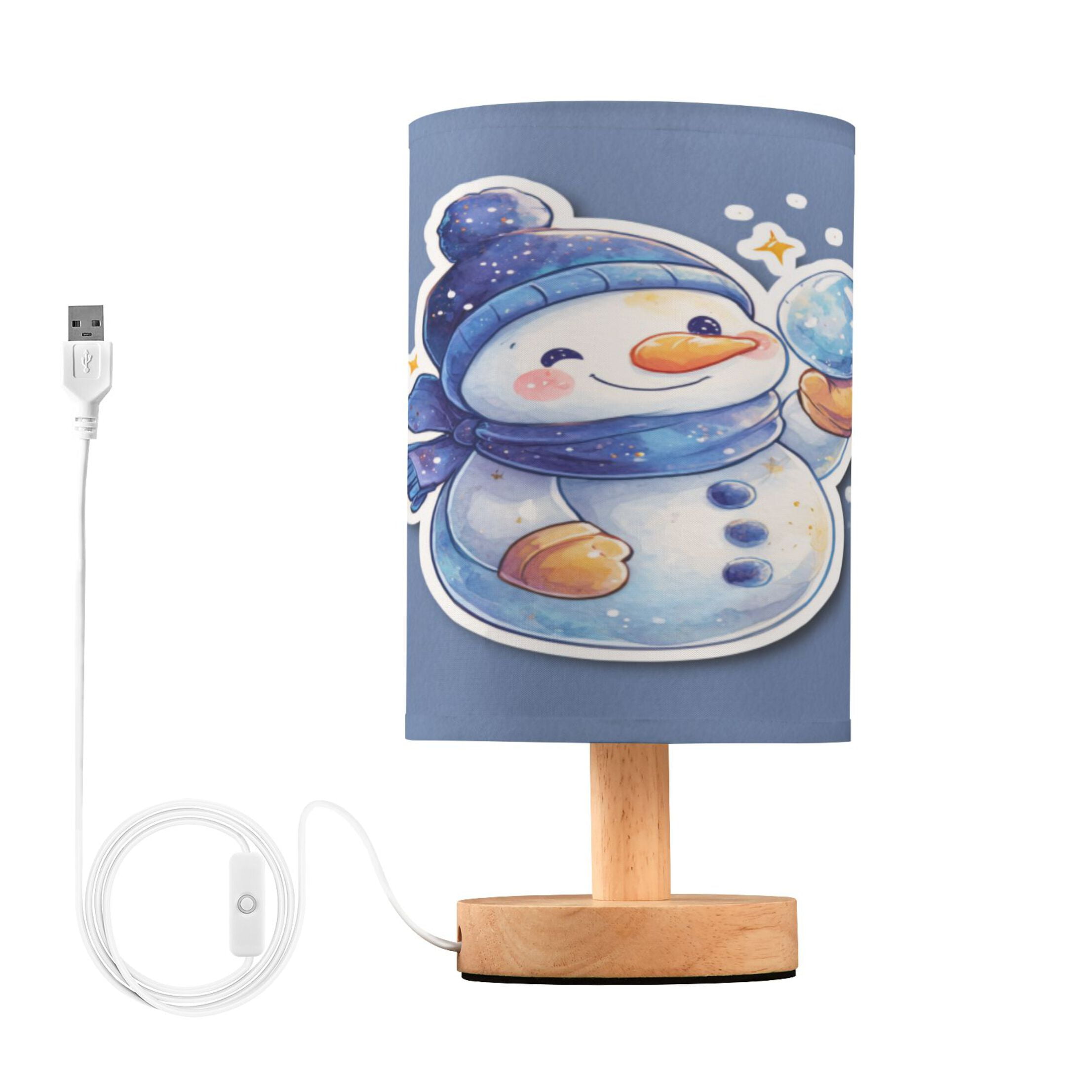 RMDQTR LED Push-Button Switch Warm-Tone Desk Lamp Plug-and-Play No ...