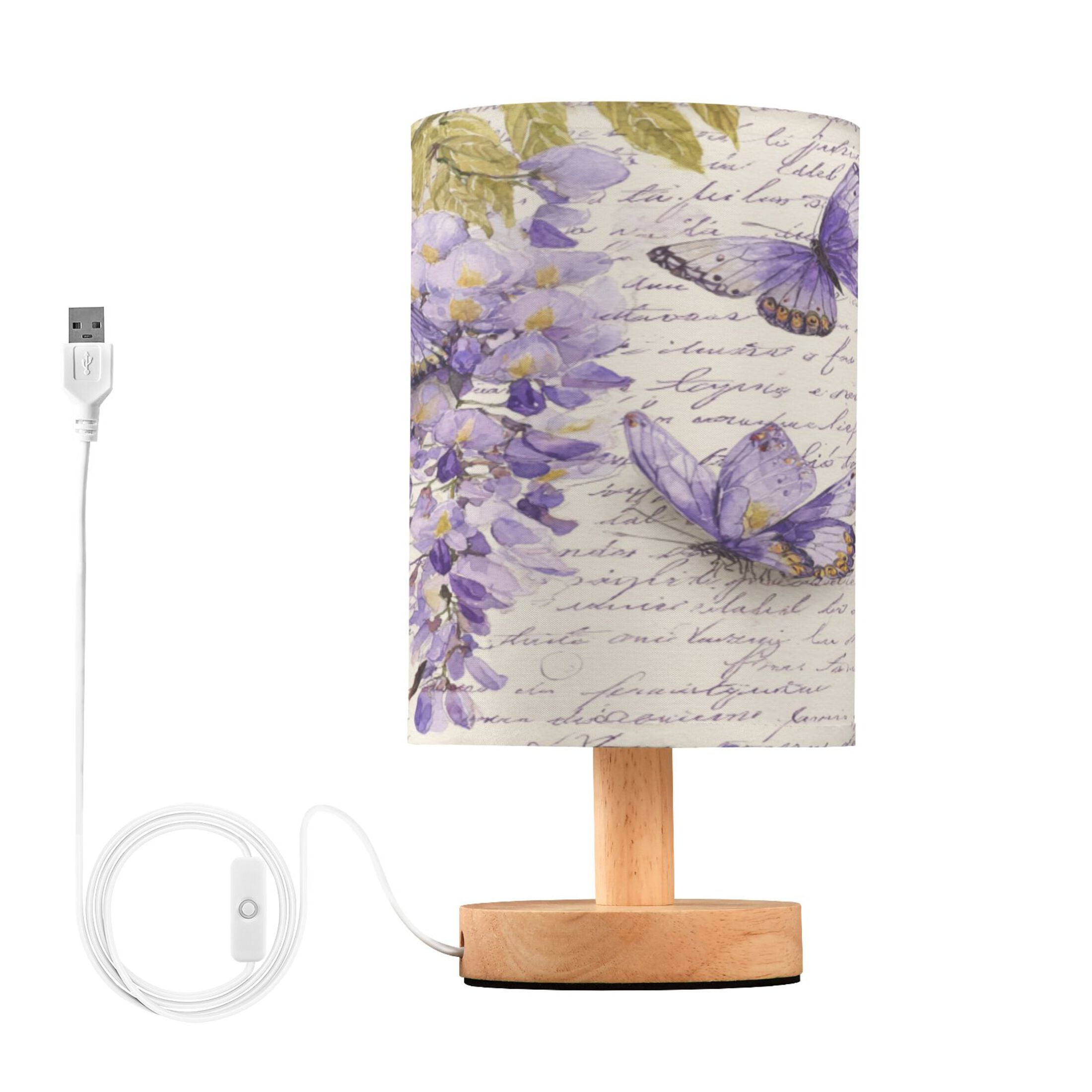 RMDQTR LED Push-Button Switch Warm-Tone Desk Lamp Plug-and-Play No ...