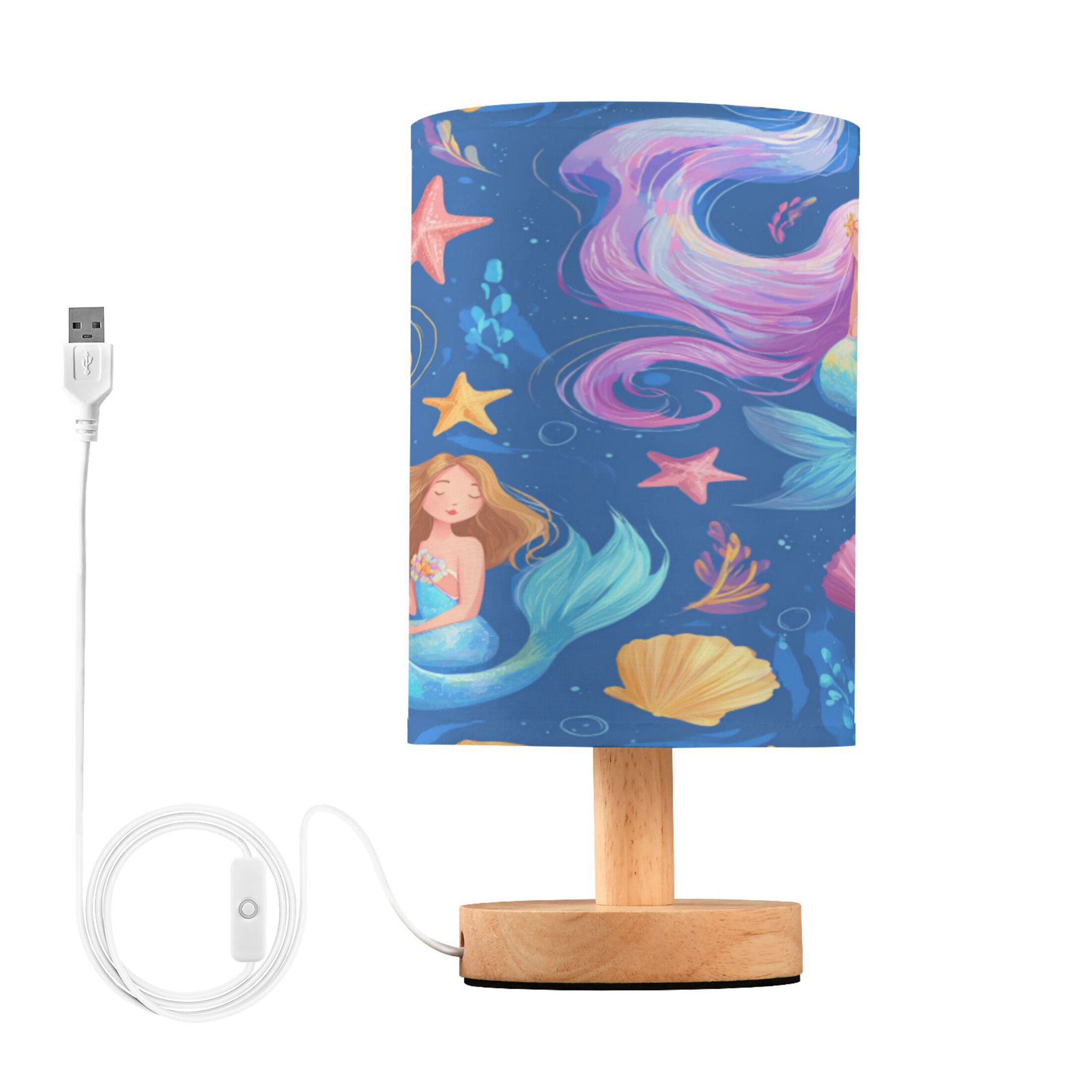 RMDQTR LED Push-Button Switch Warm-Tone Desk Lamp Plug-and-Play No ...