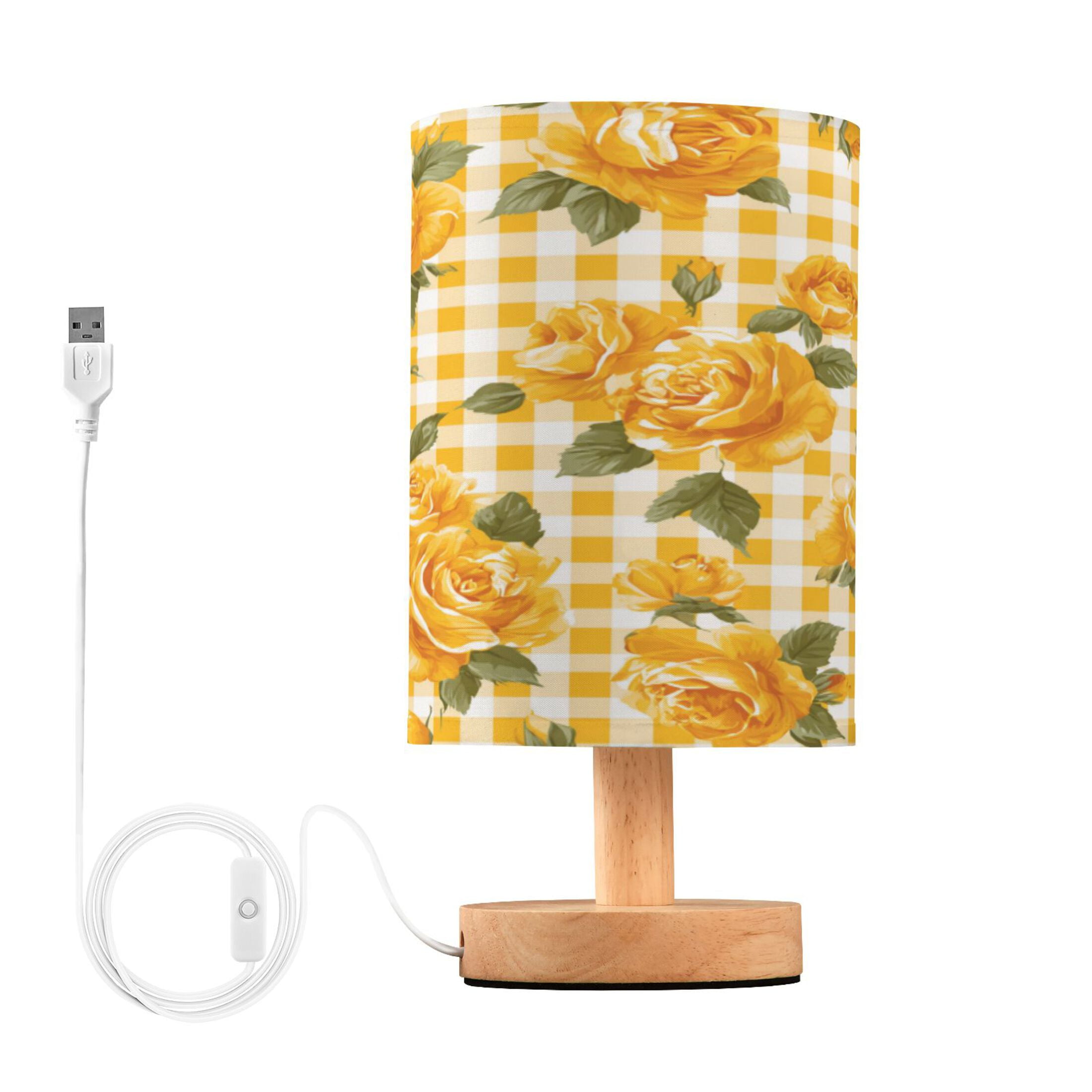 RMDQTR LED Push-Button Switch Warm-Tone Desk Lamp Plug-and-Play No ...