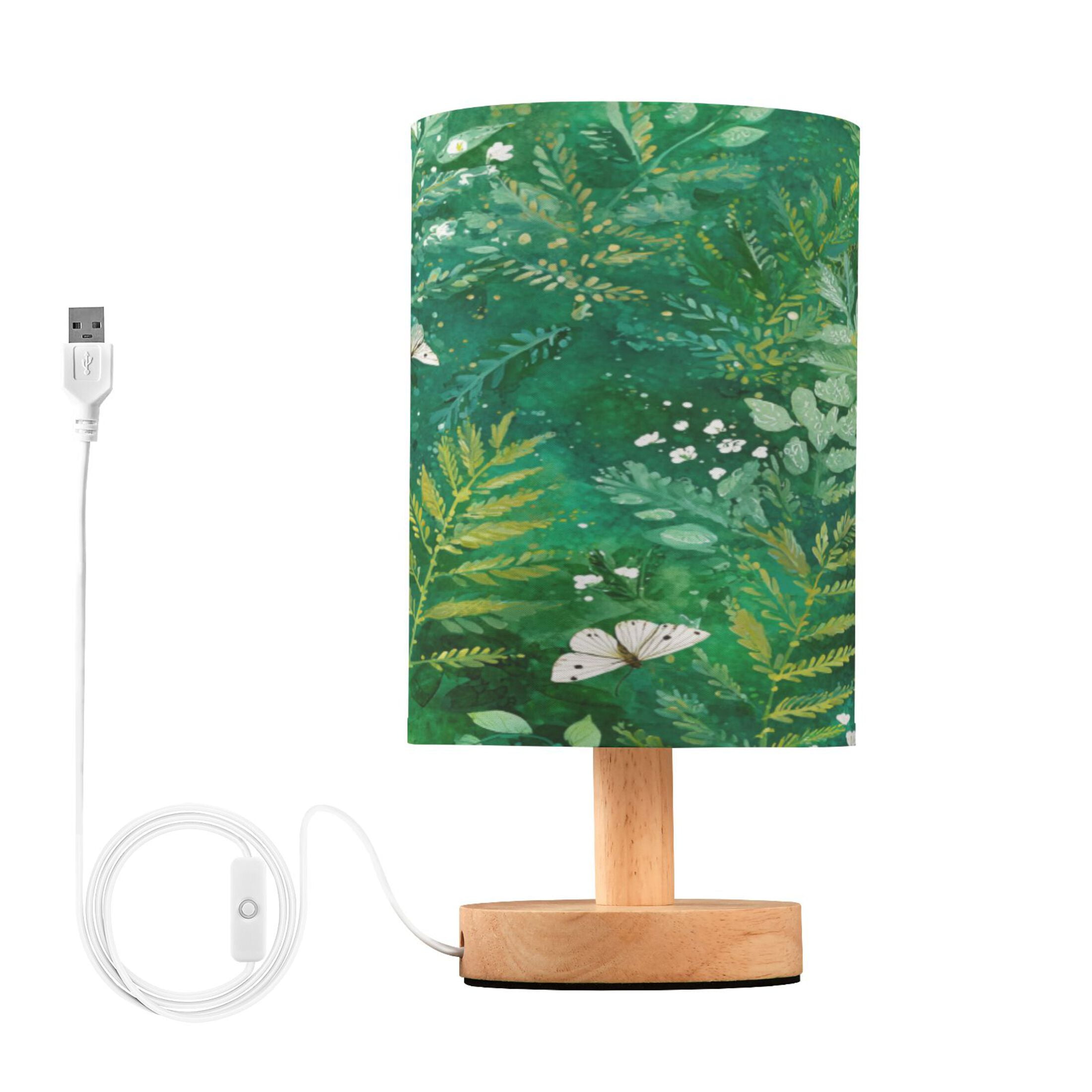 RMDQTR LED Push-Button Switch Warm-Tone Desk Lamp Plug-and-Play No ...