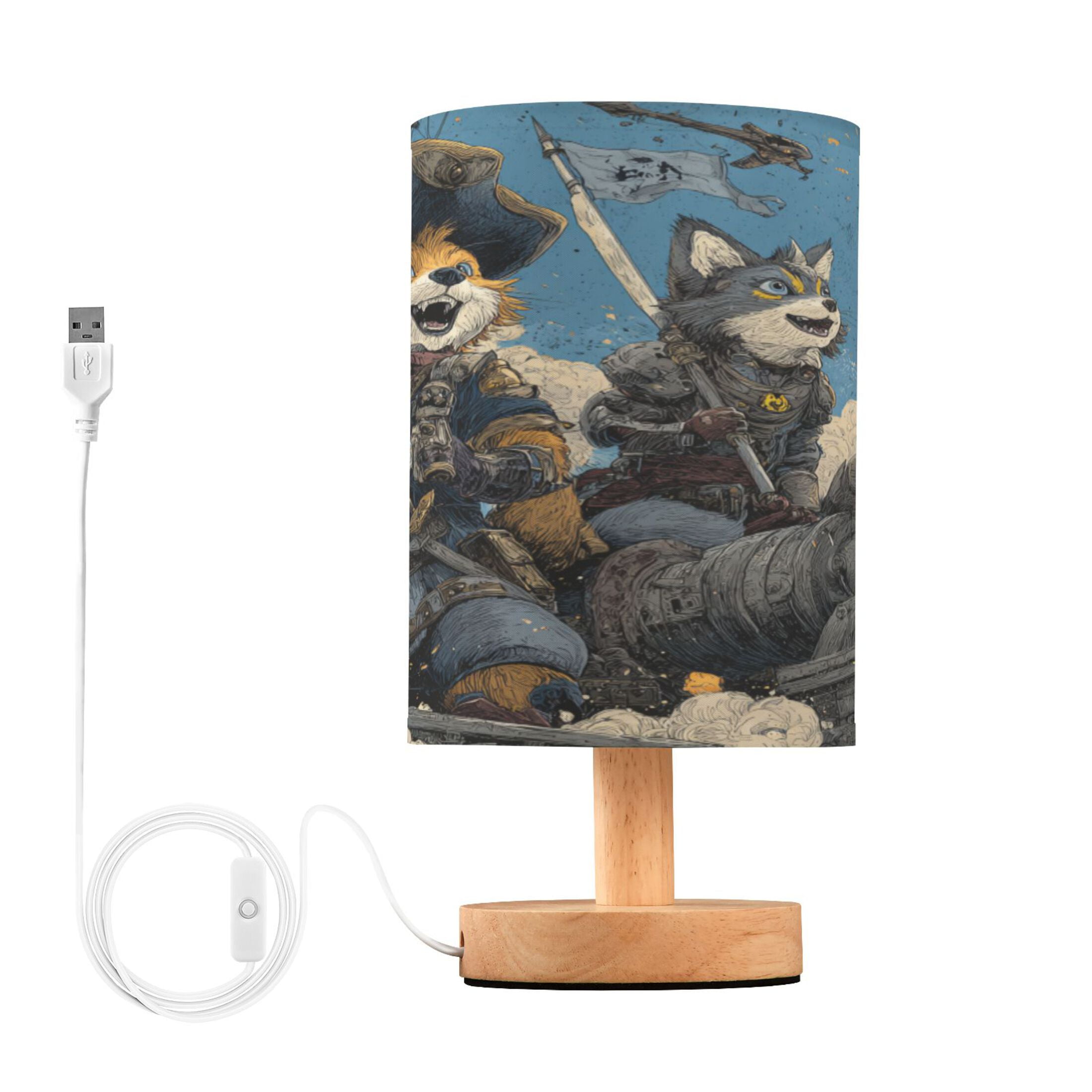 RMDQTR LED Push-Button Switch Warm-Tone Desk Lamp Plug-and-Play No ...