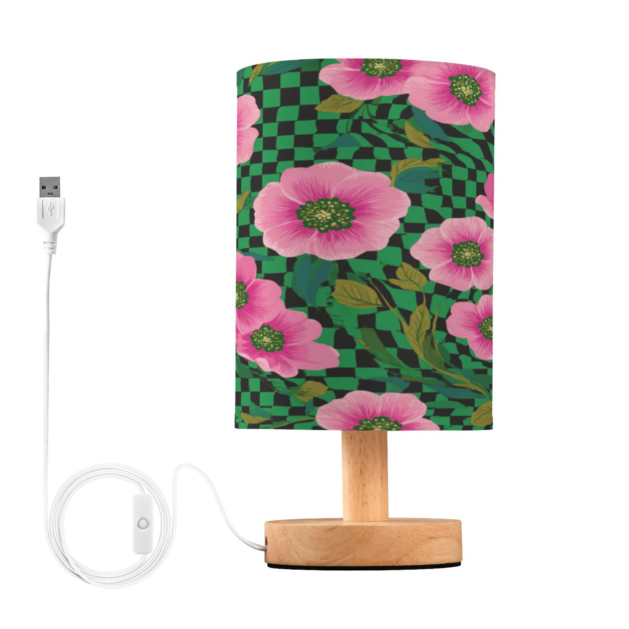RMDQTR LED Push-Button Switch Warm-Tone Desk Lamp Plug-and-Play No ...