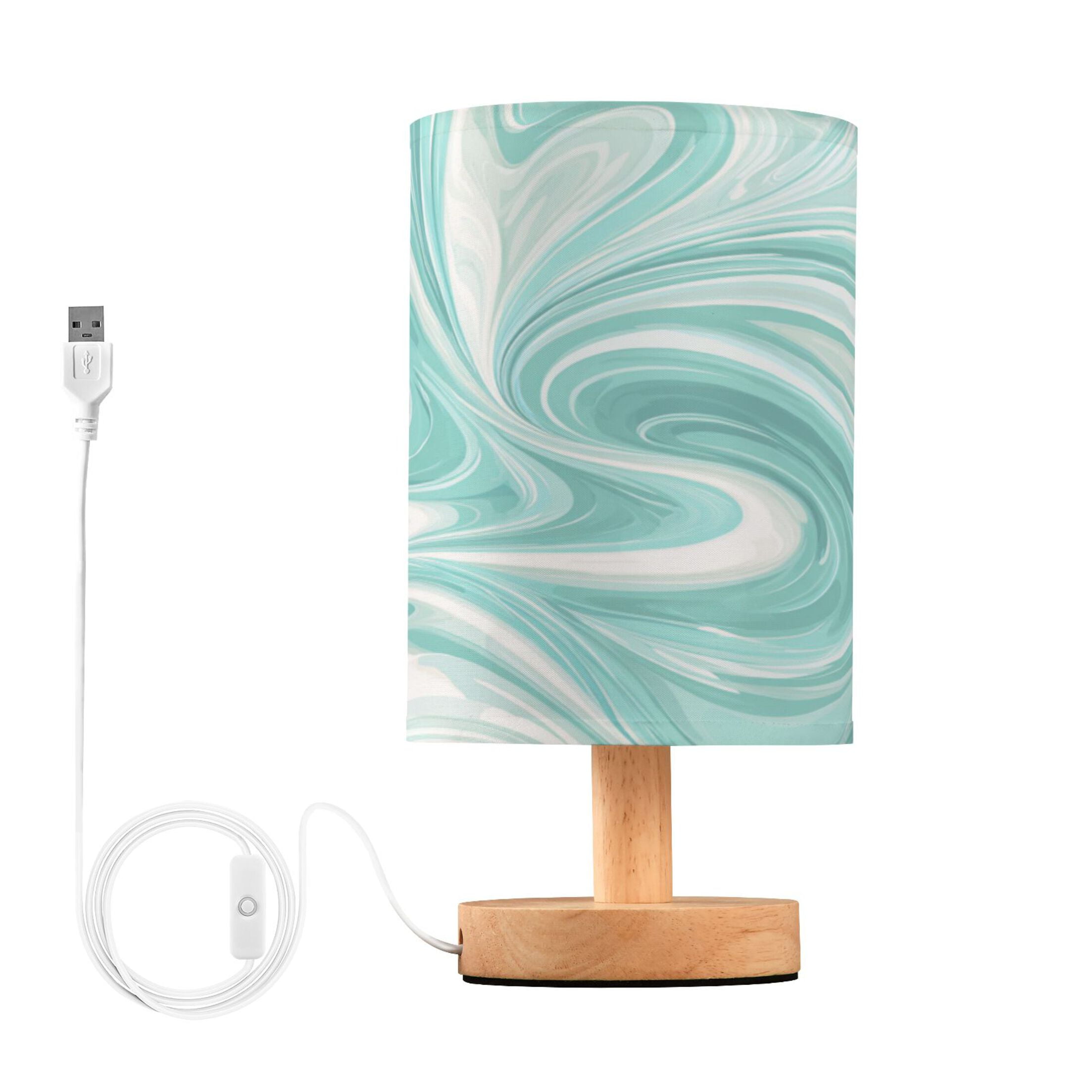 RMDQTR LED Push-Button Switch Warm-Tone Desk Lamp Plug-and-Play No ...
