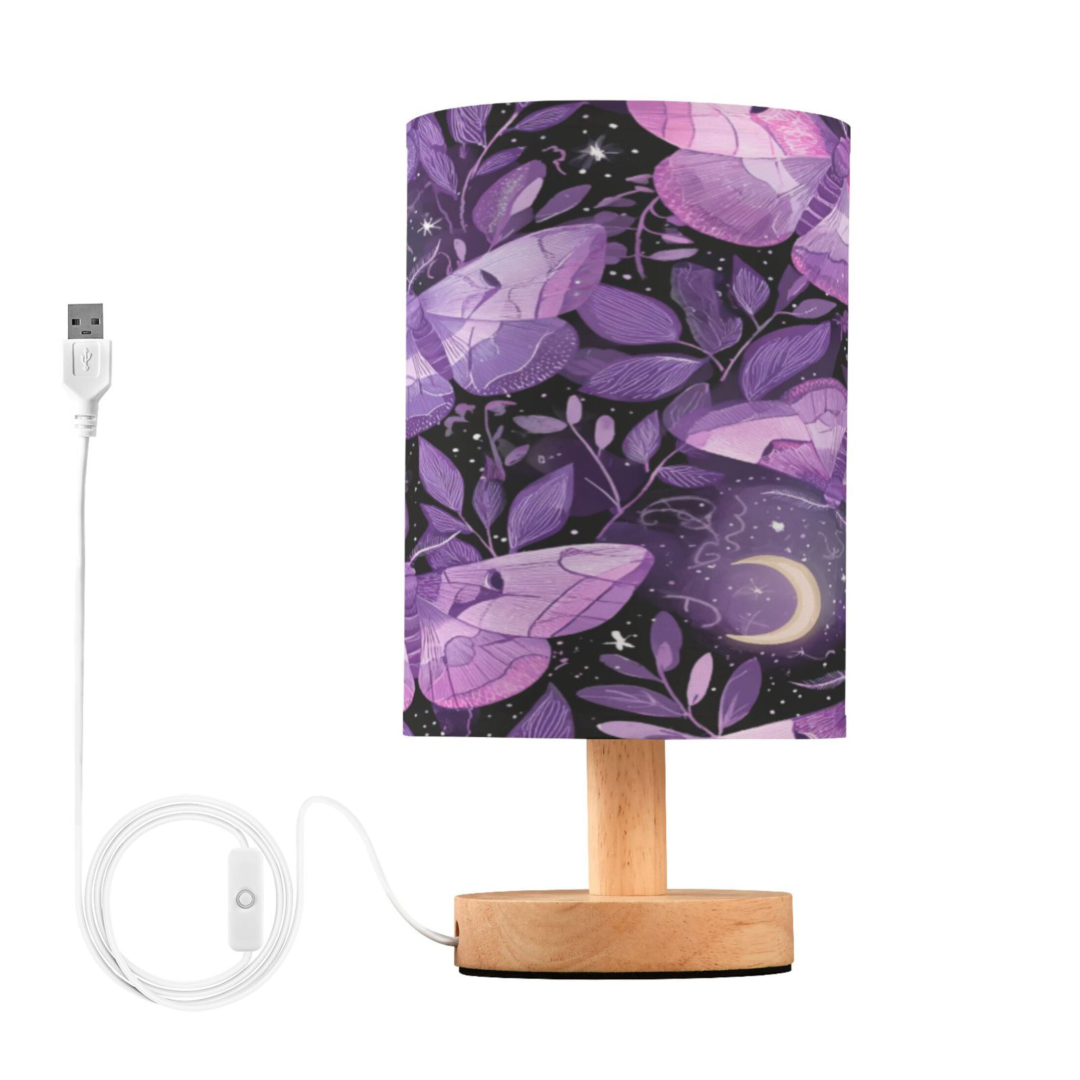 RMDQTR LED Push-Button Switch Warm-Tone Desk Lamp Plug-and-Play No ...