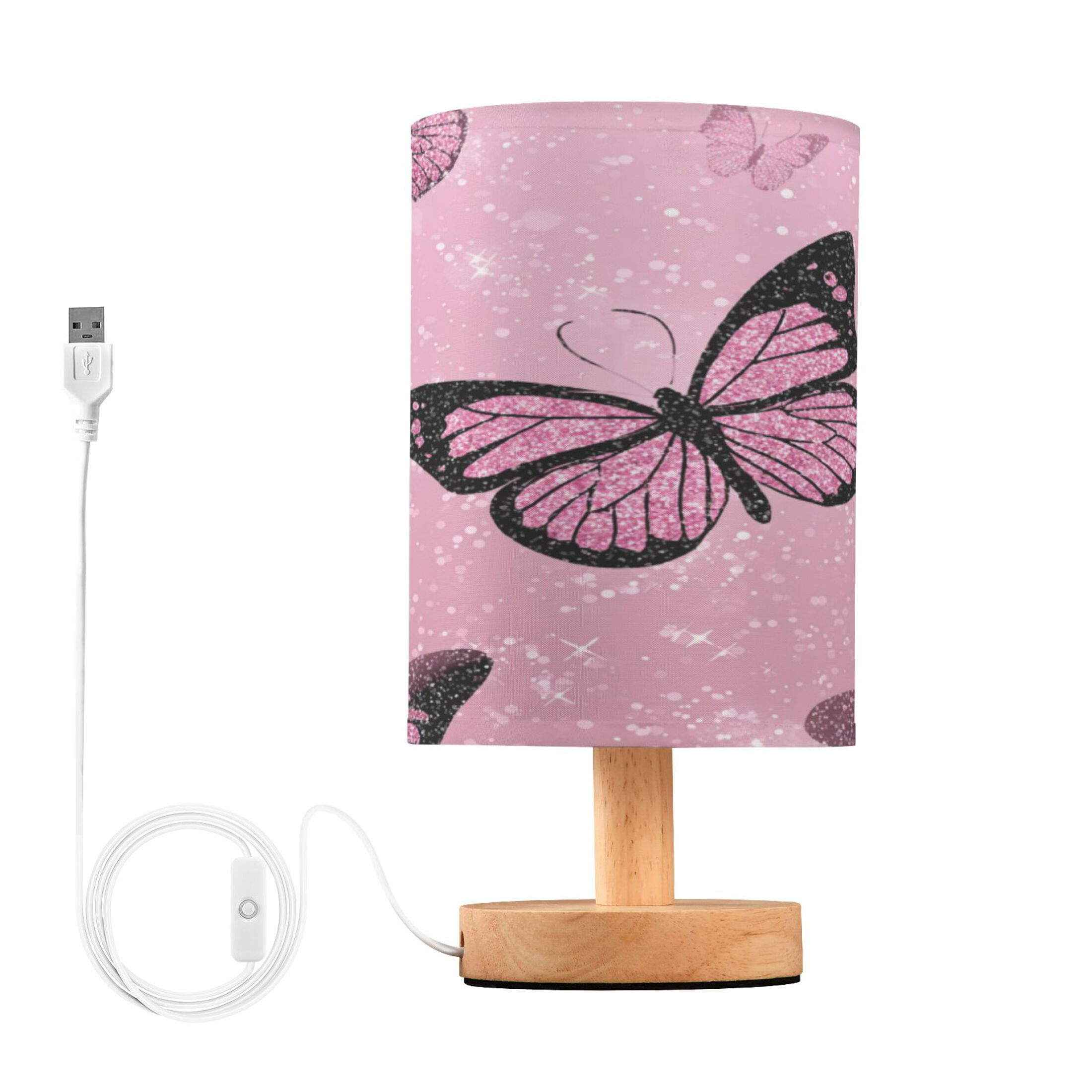 RMDQTR LED Push-Button Switch Warm-Tone Desk Lamp Plug-and-Play No ...