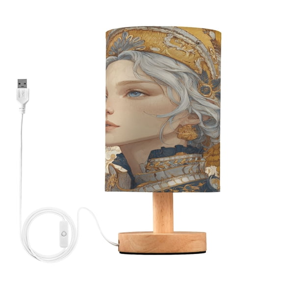 RMDQTR LED Push-Button Switch Warm-Tone Desk Lamp Plug-and-Play No ...