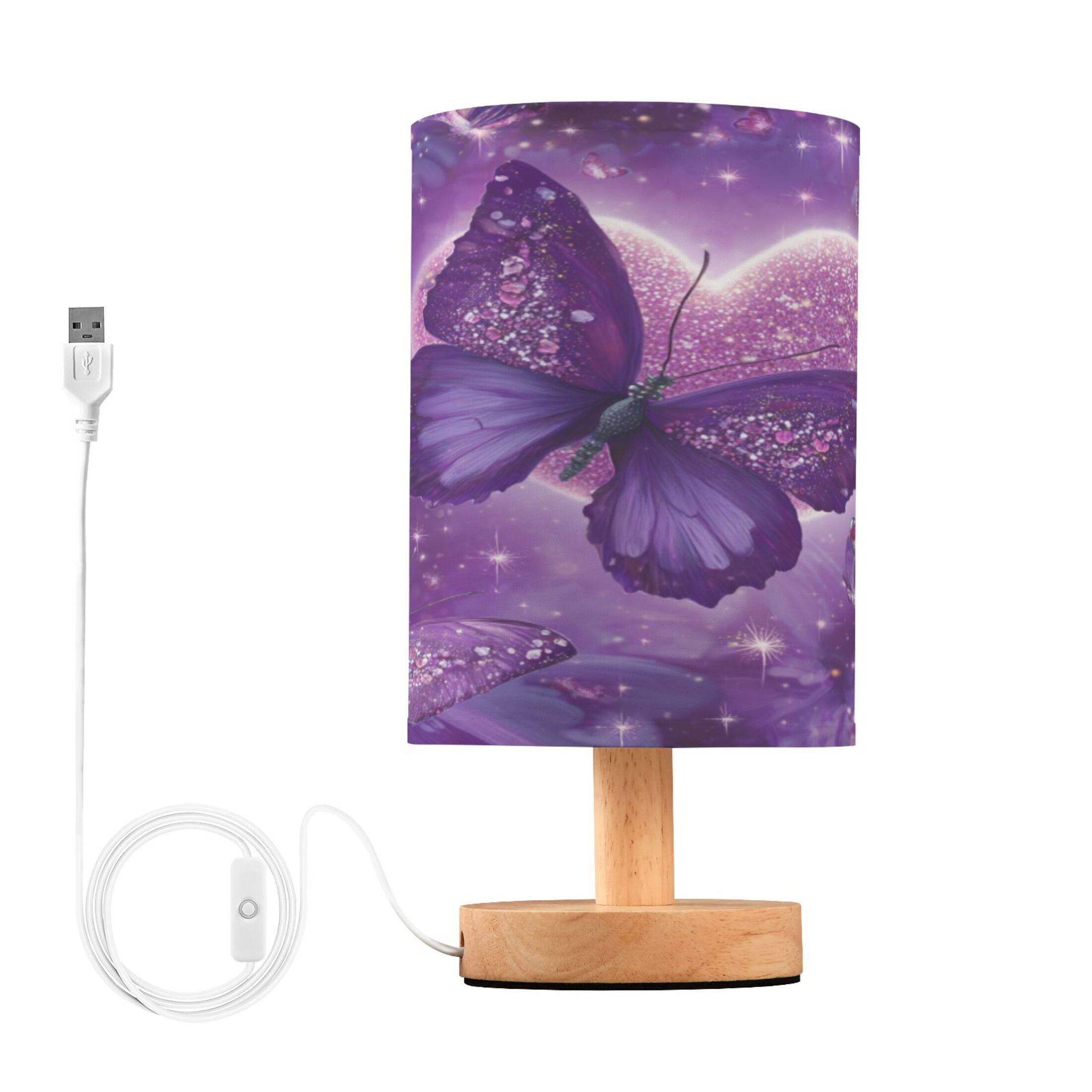RMDQTR LED Push-Button Switch Warm-Tone Desk Lamp Plug-and-Play No ...