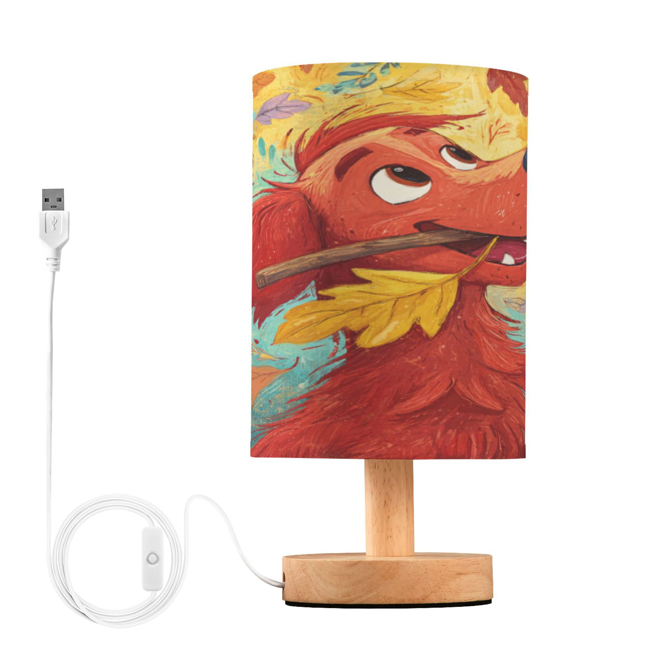 RMDQTR LED Push-Button Switch Warm-Tone Desk Lamp Plug-and-Play No ...