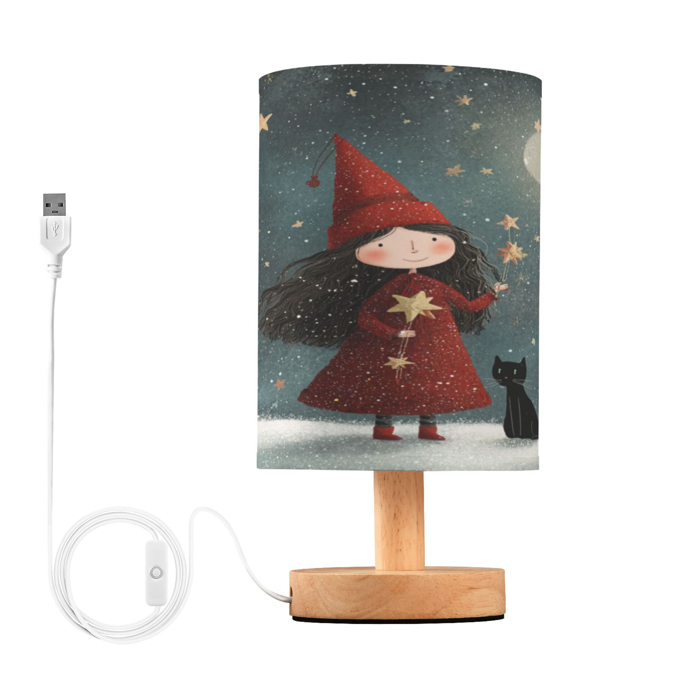 RMDQTR LED Push-Button Switch Warm-Tone Desk Lamp Plug-and-Play No ...