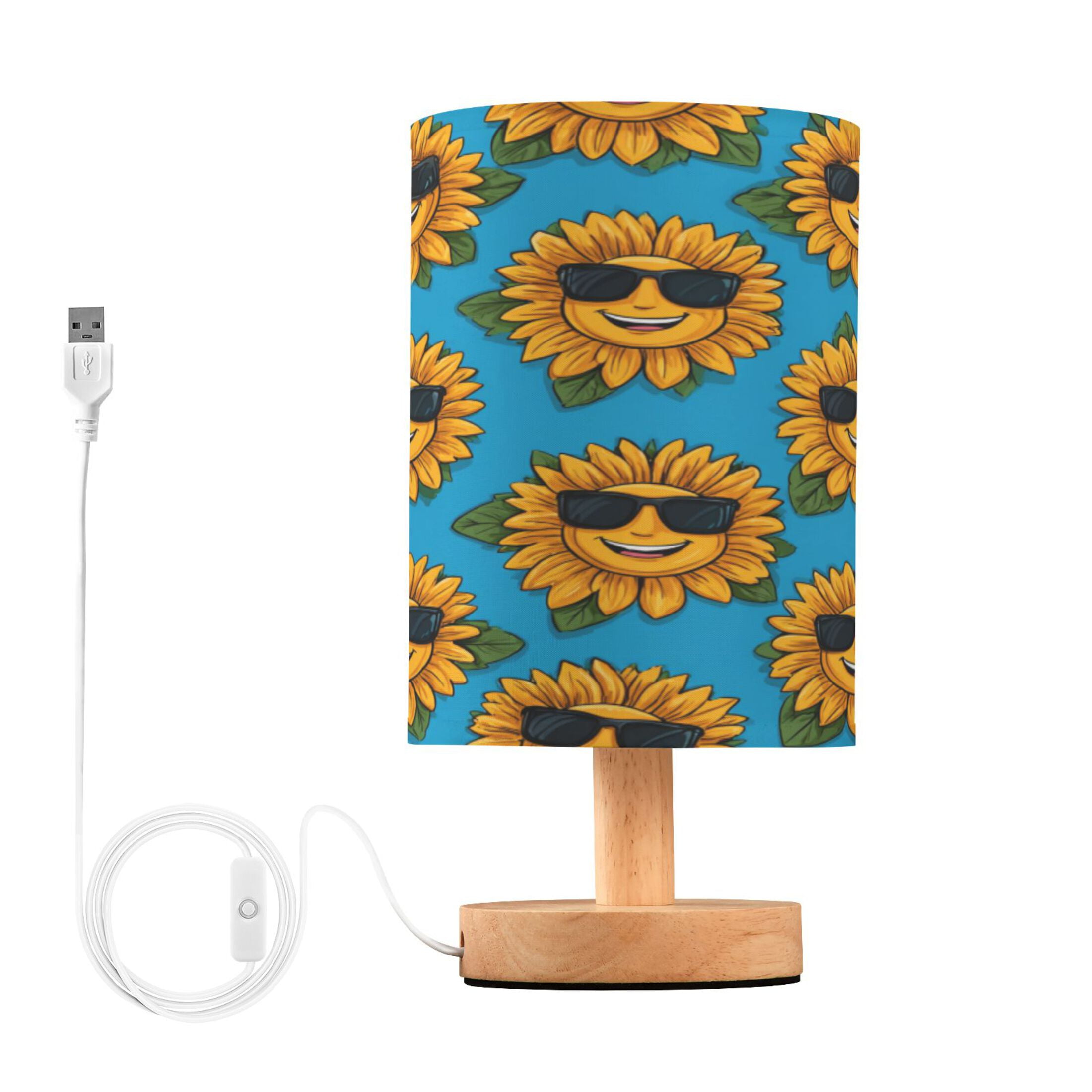 RMDQTR LED Push-Button Switch Warm-Tone Desk Lamp Plug-and-Play No ...
