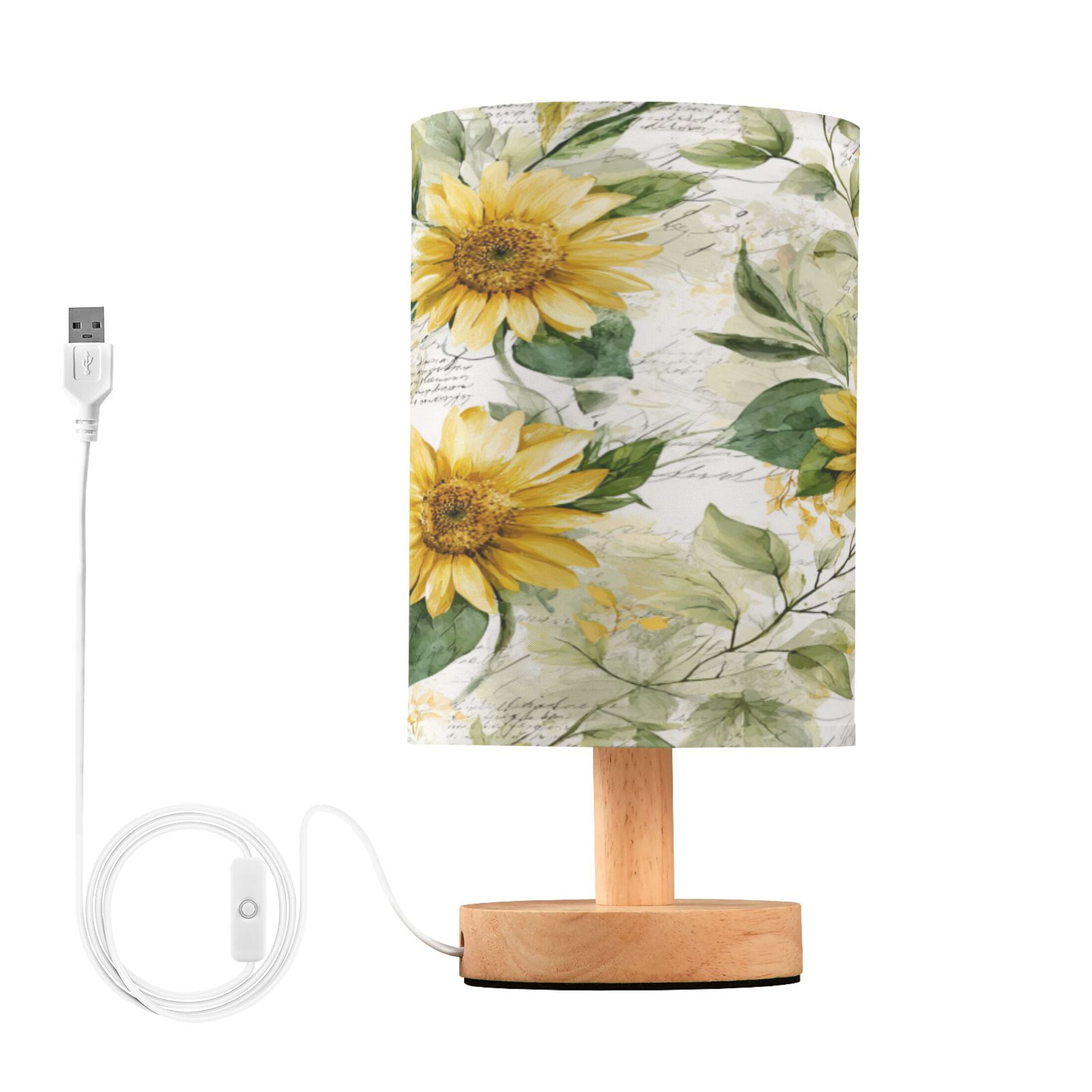 RMDQTR LED Push-Button Switch Warm-Tone Desk Lamp Plug-and-Play No ...