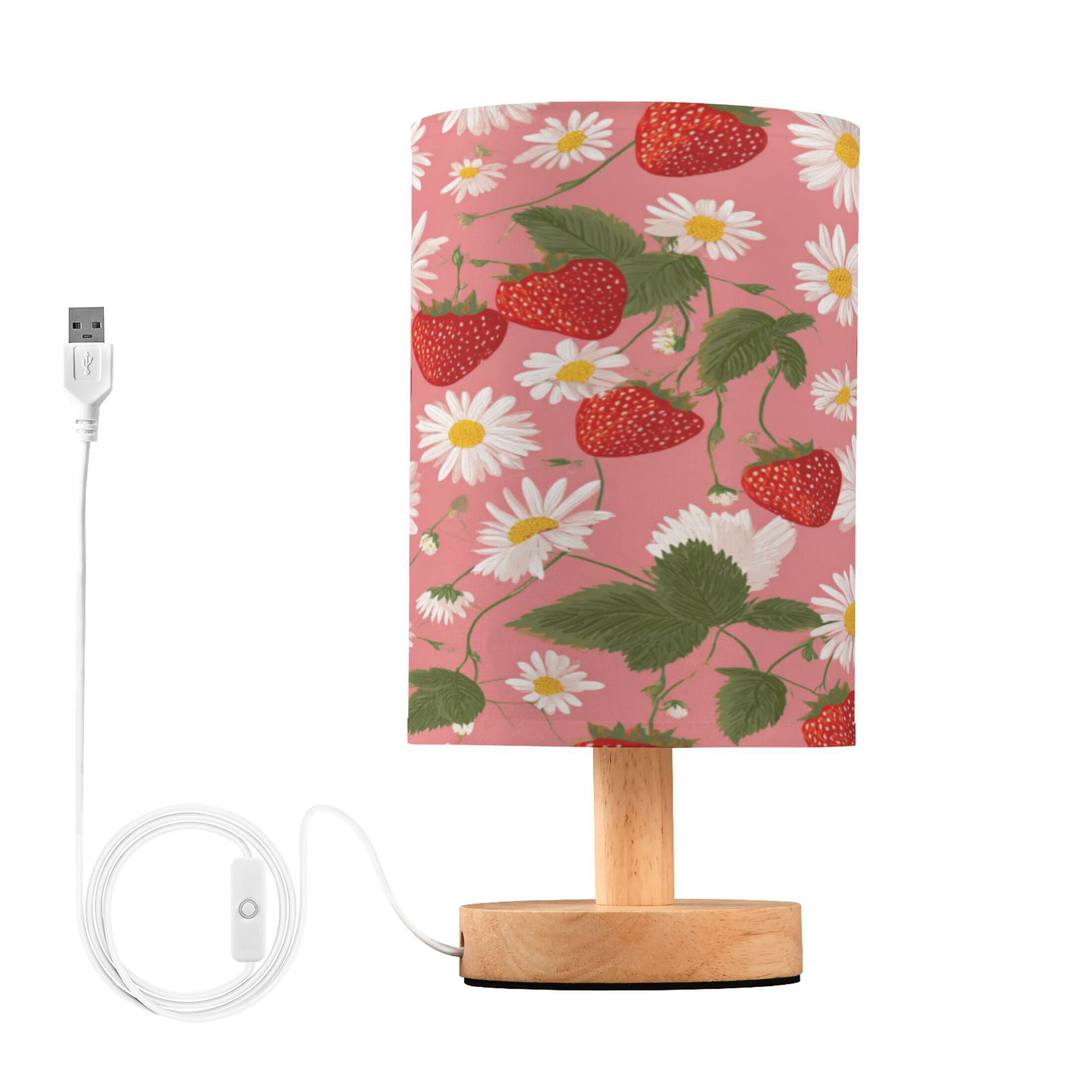 RMDQTR LED Push-Button Switch Warm-Tone Desk Lamp Plug-and-Play No ...