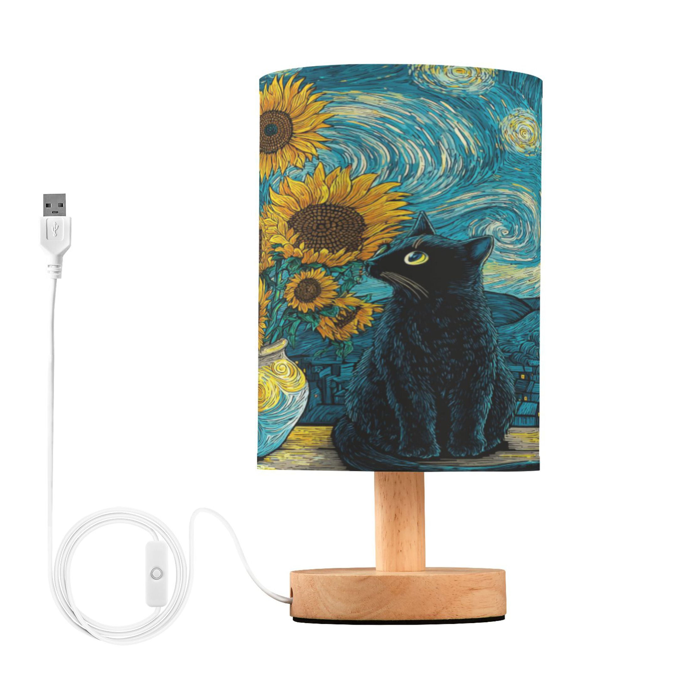 RMDQTR LED Push-Button Switch Warm-Tone Desk Lamp Plug-and-Play No ...
