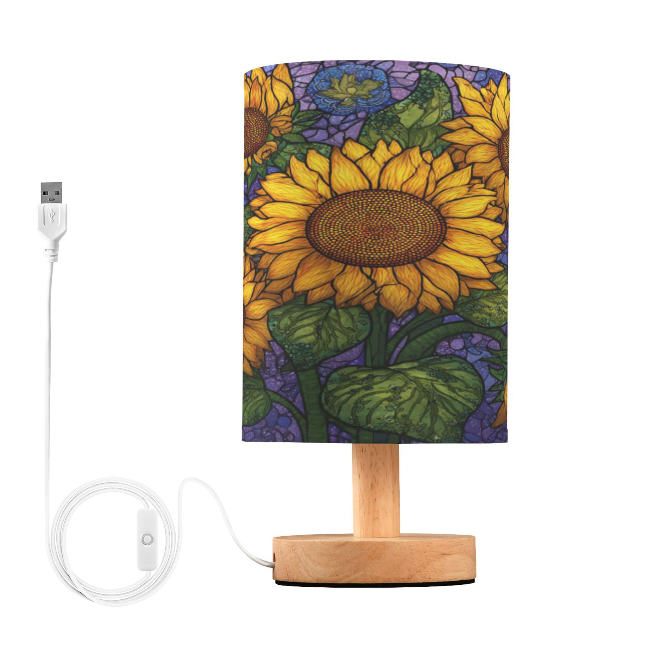 RMDQTR LED Push-Button Switch Warm-Tone Desk Lamp Plug-and-Play No ...