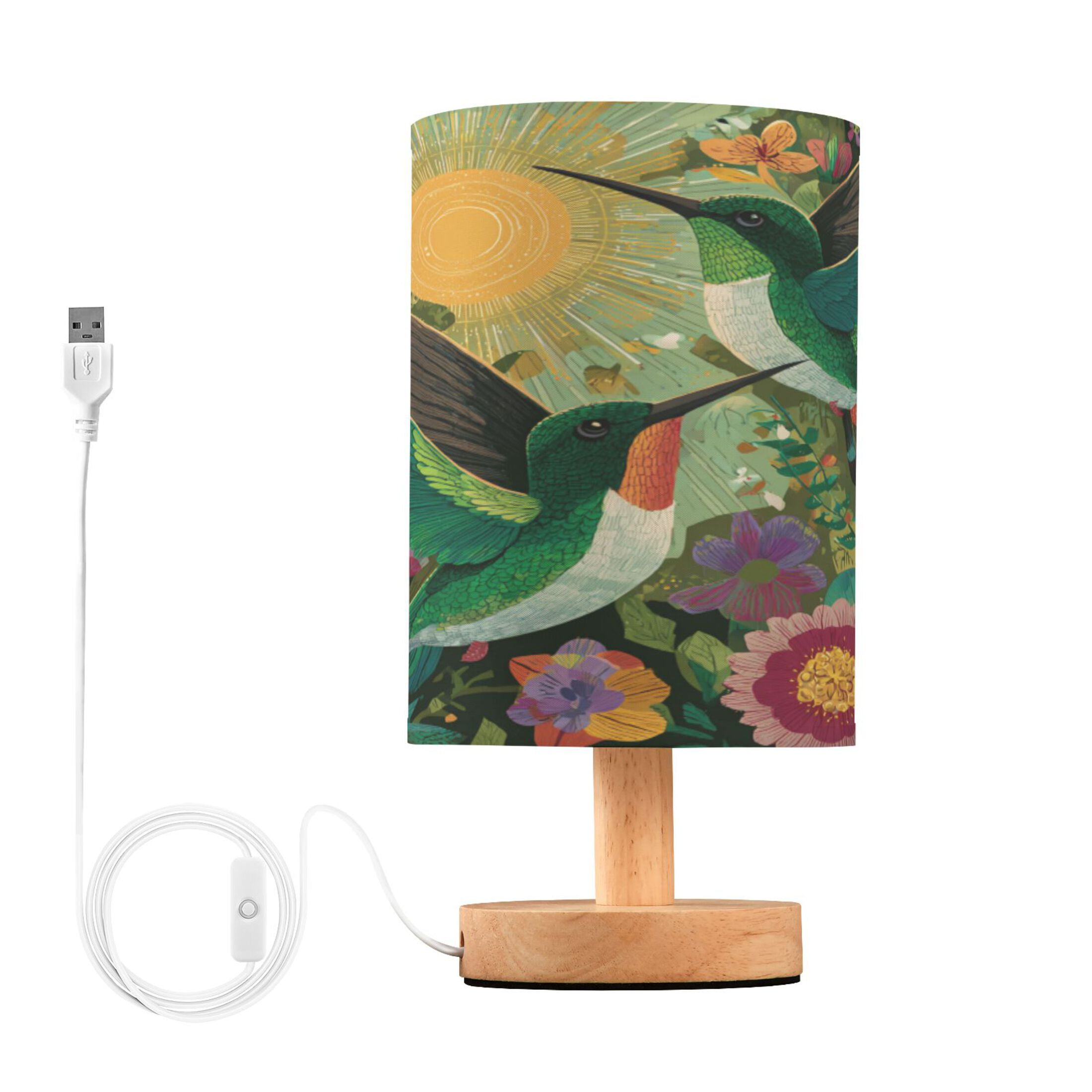 RMDQTR LED Push-Button Switch Warm-Tone Desk Lamp Plug-and-Play No ...