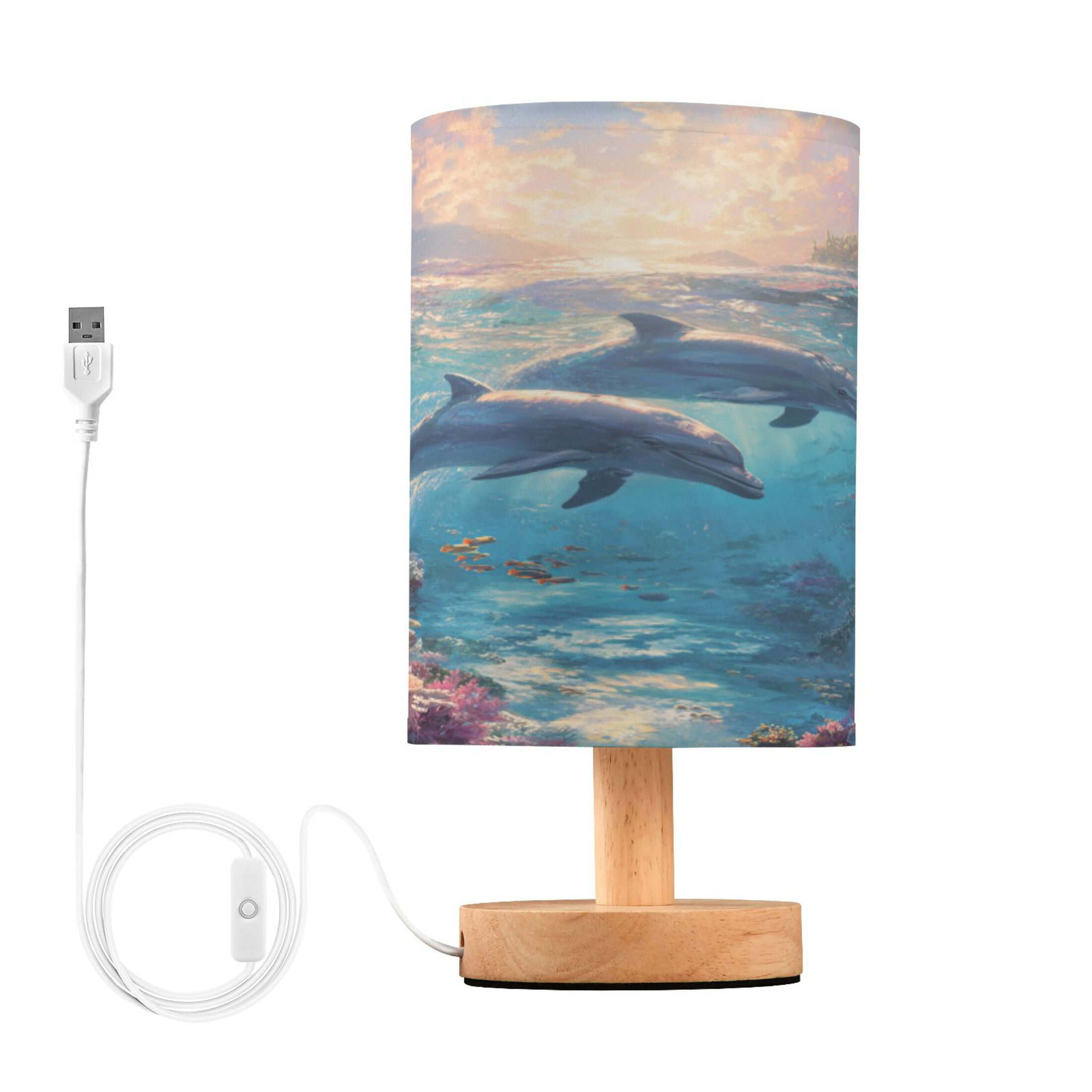RMDQTR LED Push-Button Switch Warm-Tone Desk Lamp Plug-and-Play No ...