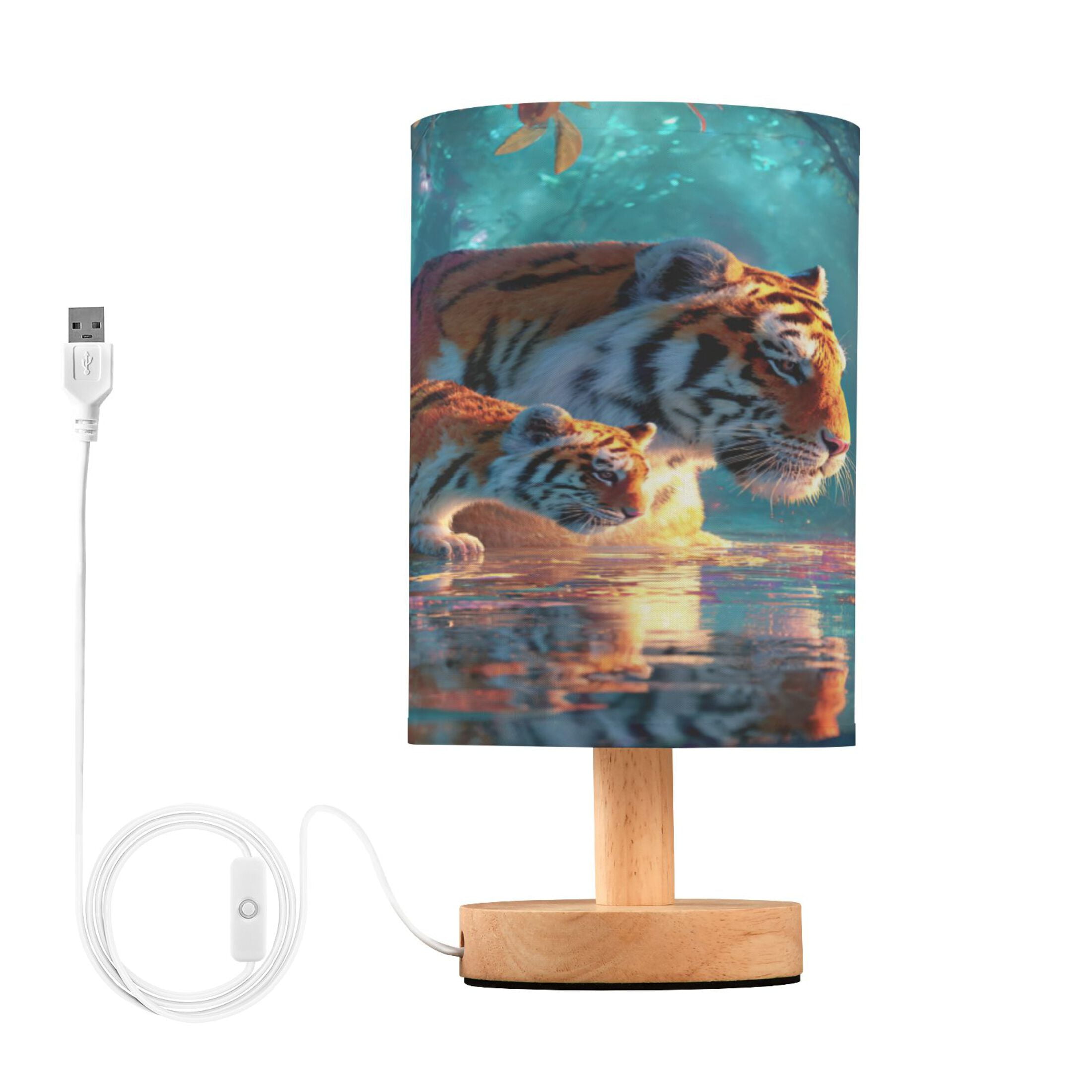 RMDQTR LED Push-Button Switch Warm-Tone Desk Lamp Plug-and-Play No ...