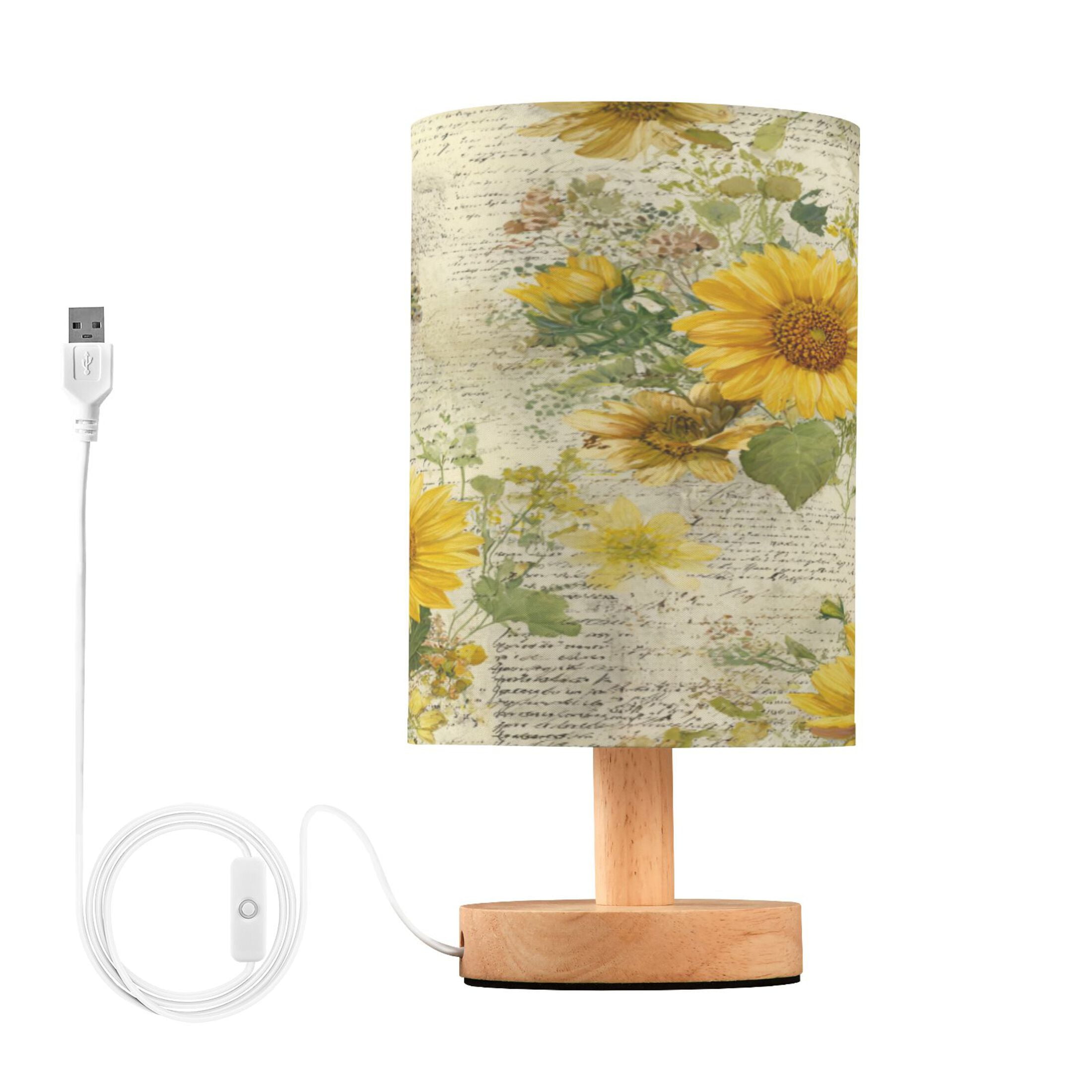 RMDQTR LED Push-Button Switch Warm-Tone Desk Lamp Plug-and-Play No ...