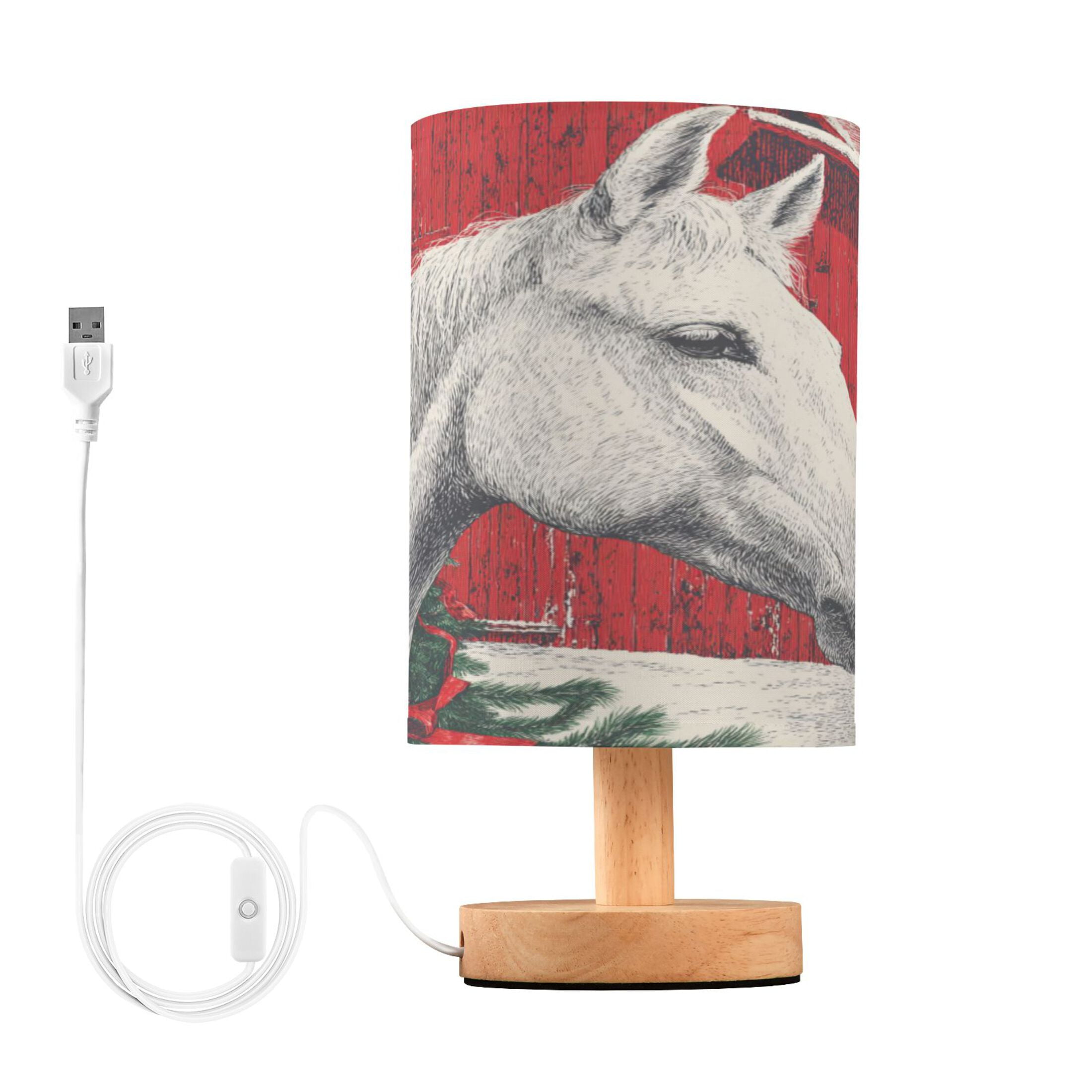 RMDQTR LED Push-Button Switch Warm-Tone Desk Lamp Plug-and-Play No ...