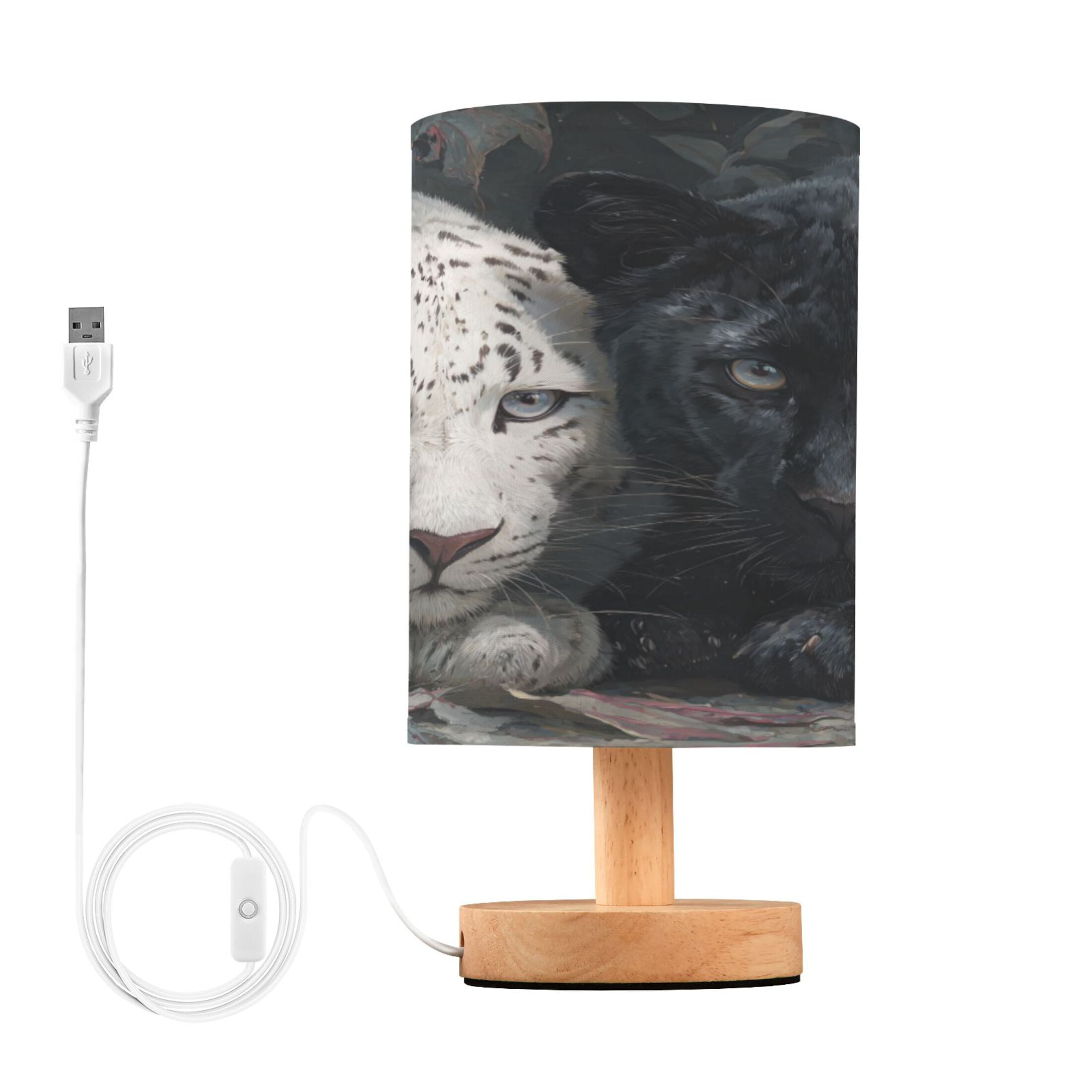 RMDQTR LED Push-Button Switch Warm-Tone Desk Lamp Plug-and-Play No ...
