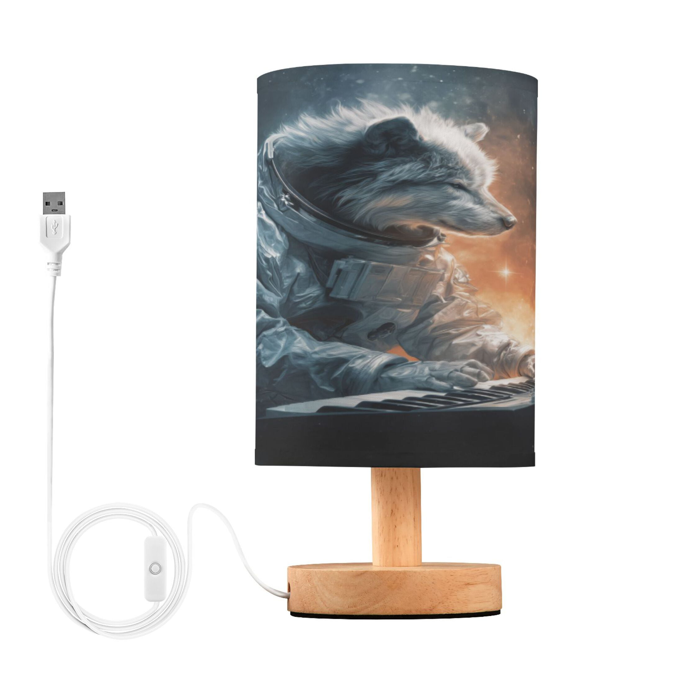 RMDQTR LED Push-Button Switch Warm-Tone Desk Lamp Plug-and-Play No ...