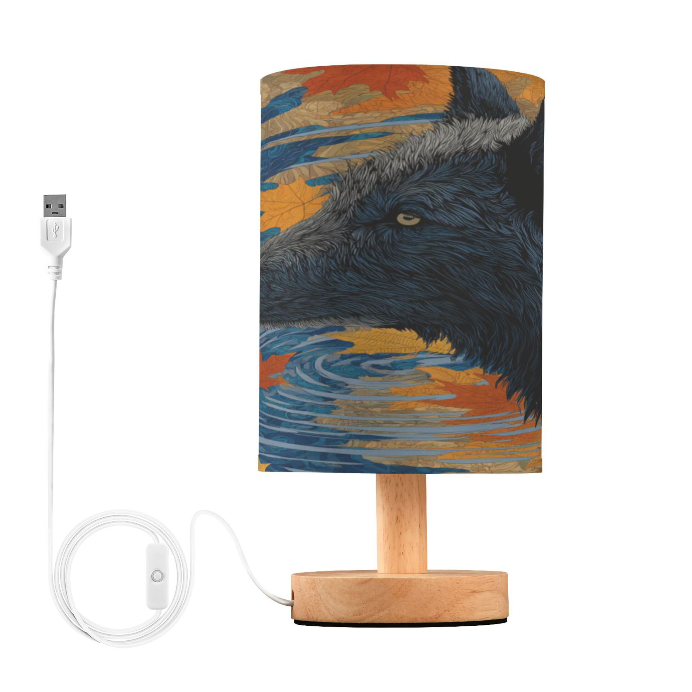 RMDQTR LED Push-Button Switch Warm-Tone Desk Lamp Plug-and-Play No ...