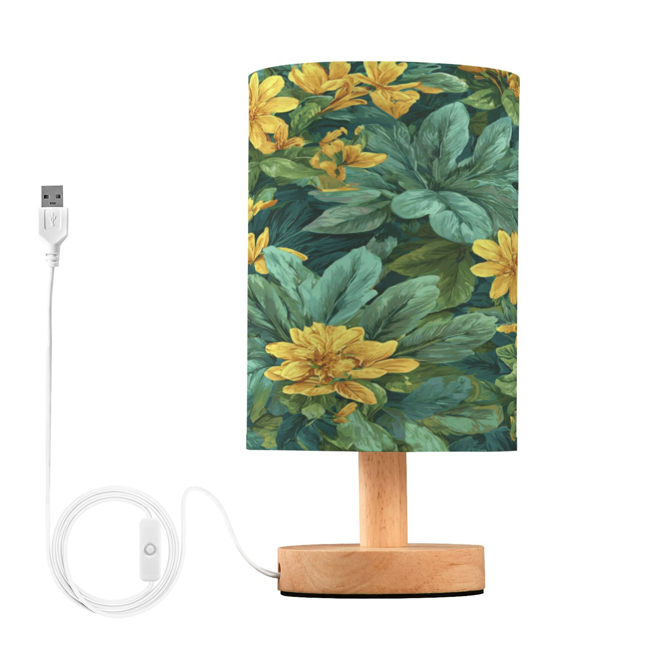 RMDQTR LED Push-Button Switch Warm-Tone Desk Lamp Plug-and-Play No ...