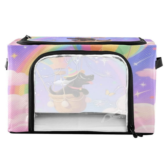 RMDQTR Waterproof Double Opening Foldable Storage Bin with Iron Frame ...