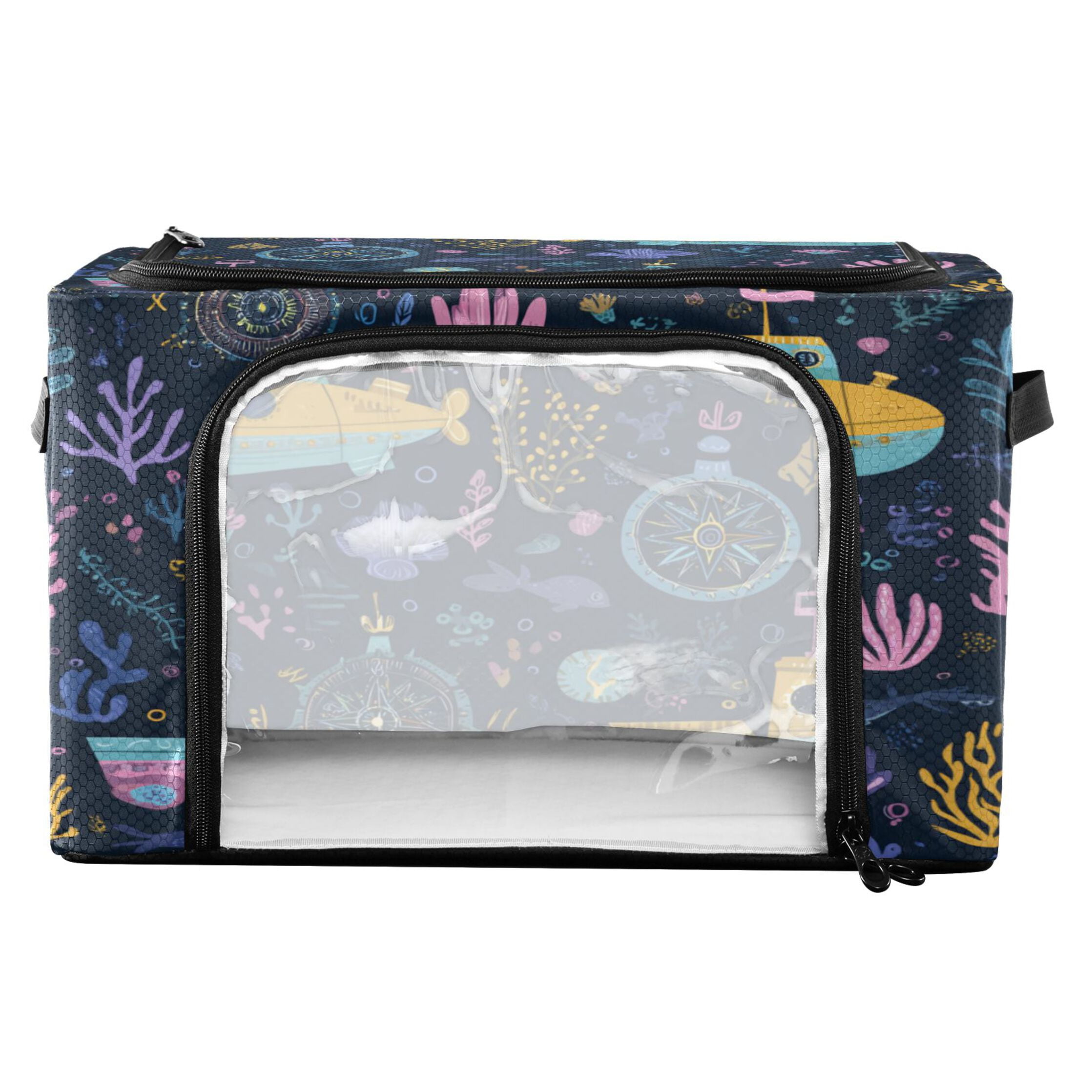 RMDQTR Waterproof Double Opening Foldable Storage Bin with Iron Frame ...