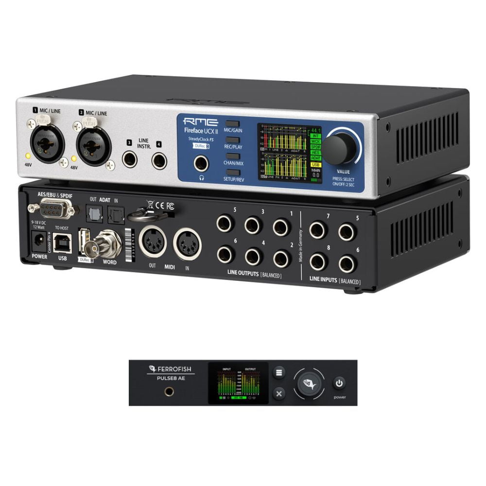 RME Fireface UCX II Desktop 20x20 USB Audio/MIDI Interface Bundle with ...