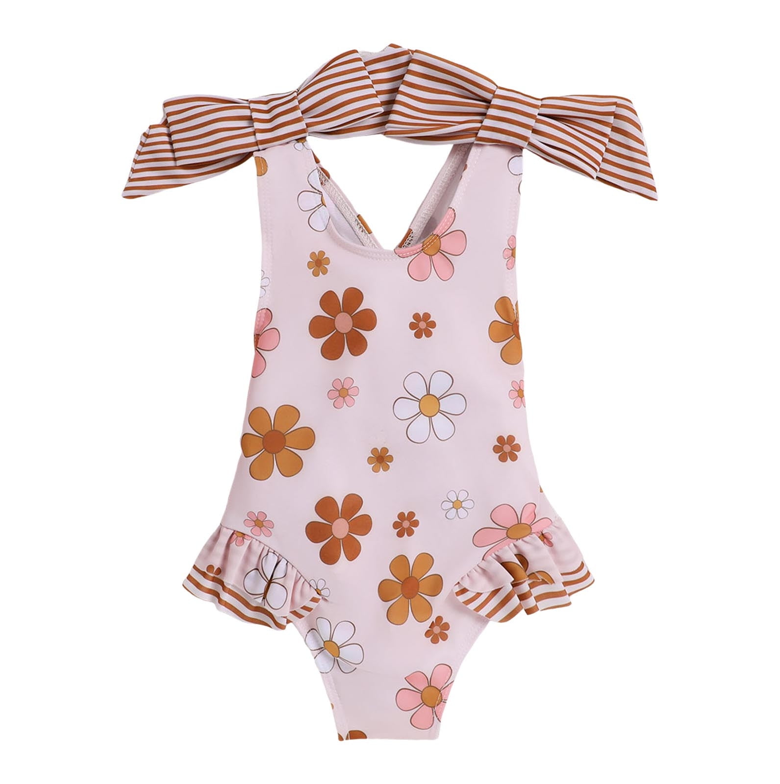 RMGVDSD Girls One Piece Bathing Suit Summer Kids Girls Swimwear Floral ...
