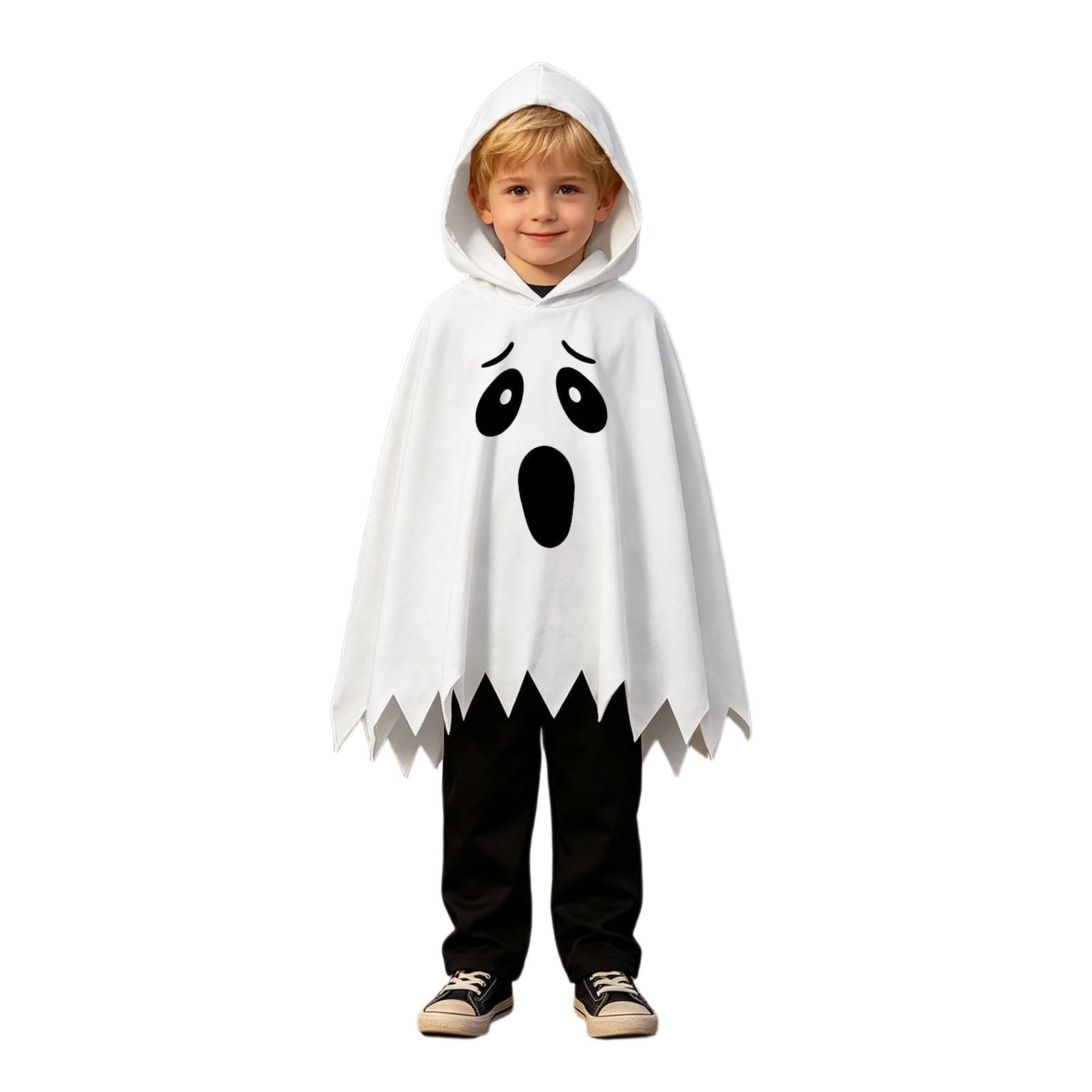 RMGVDSD Toddler Boys Halloween Costume Ghost Poncho Cape Hooded Tops ...