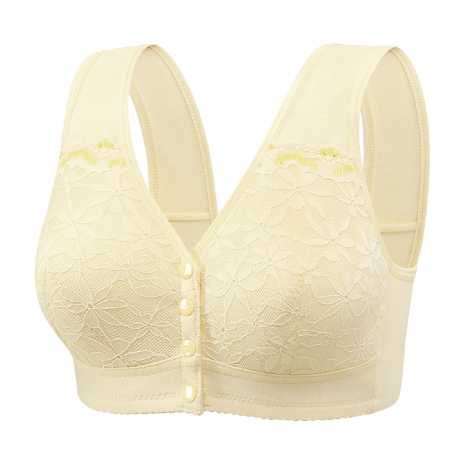 RMGVDSD Womens Seamless Bra Women's Fixed Cup Front Buckle Bras For The ...