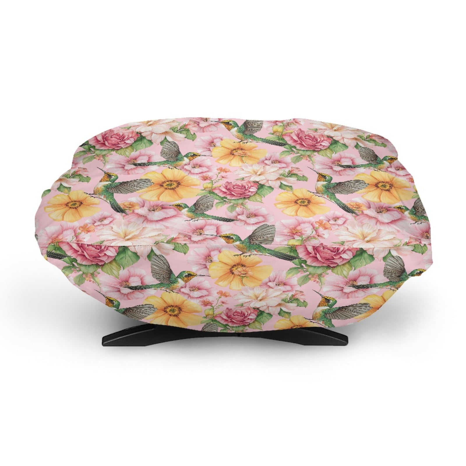 RMMRIYUE Grill Cover with Hummingbird Rose Hibiscus Flower Print ...