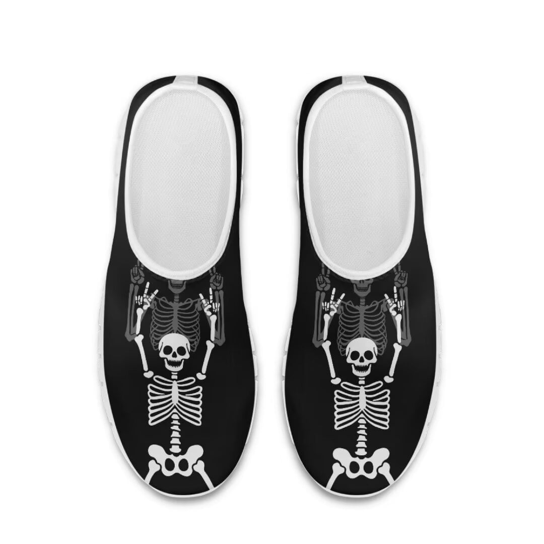 RMMRIYUE Skeleton Sneakers for Men Soft Polyester and EVA Solf Slip On ...