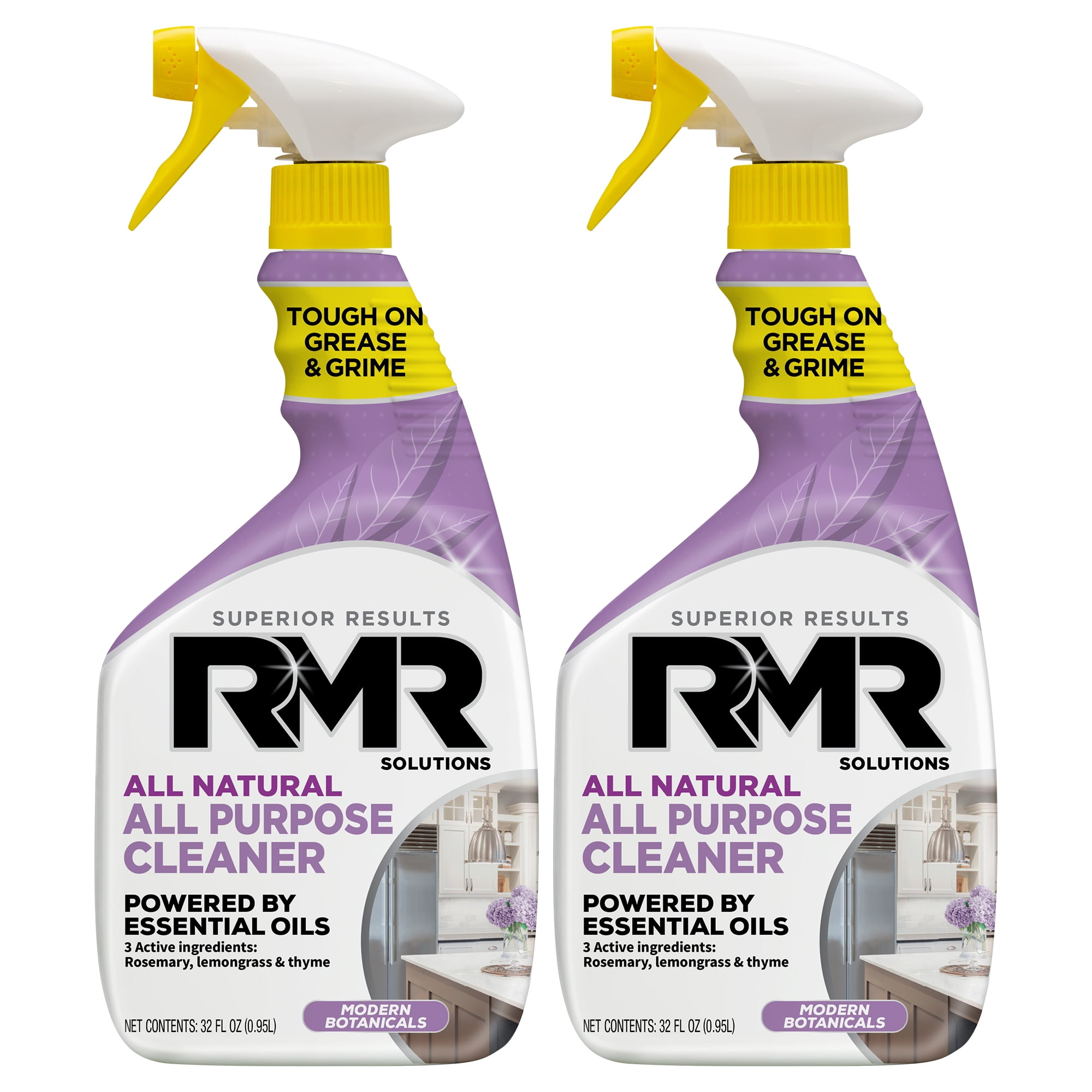 RMR All Natural All Purpose Cleaner - Non Toxic Spray, 32 Fl Oz, 2 Pack ...