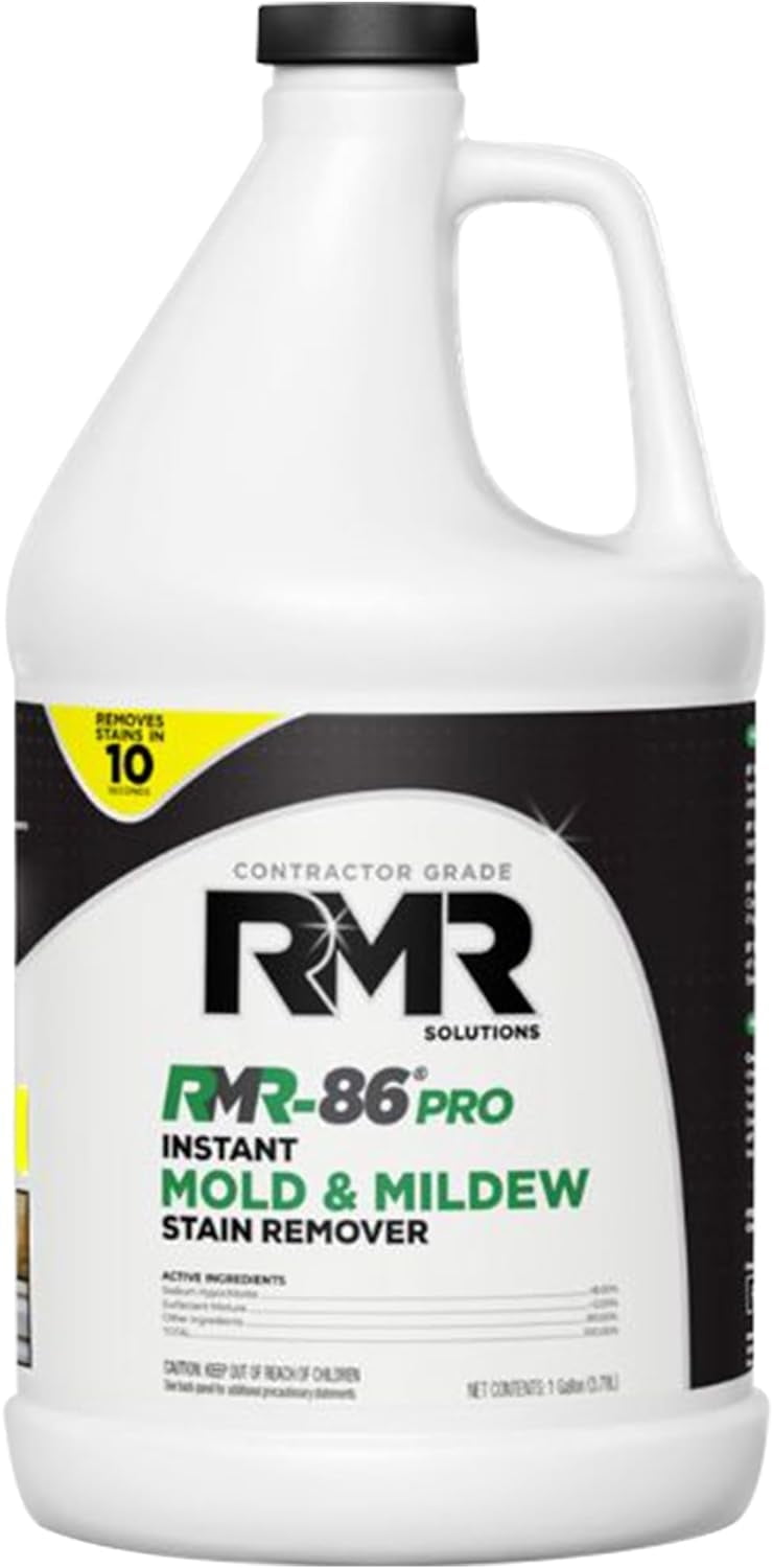 RMR Brands Pro Instant Mold and Mildew Stain Remover, 1 Gallon, Odor ...