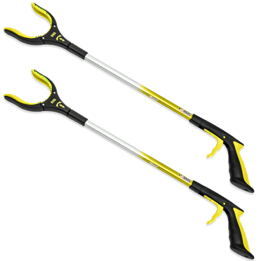 "Ettore Extended Reach Handicap Pick-Up Tool with Long Handle, Grip'n ...