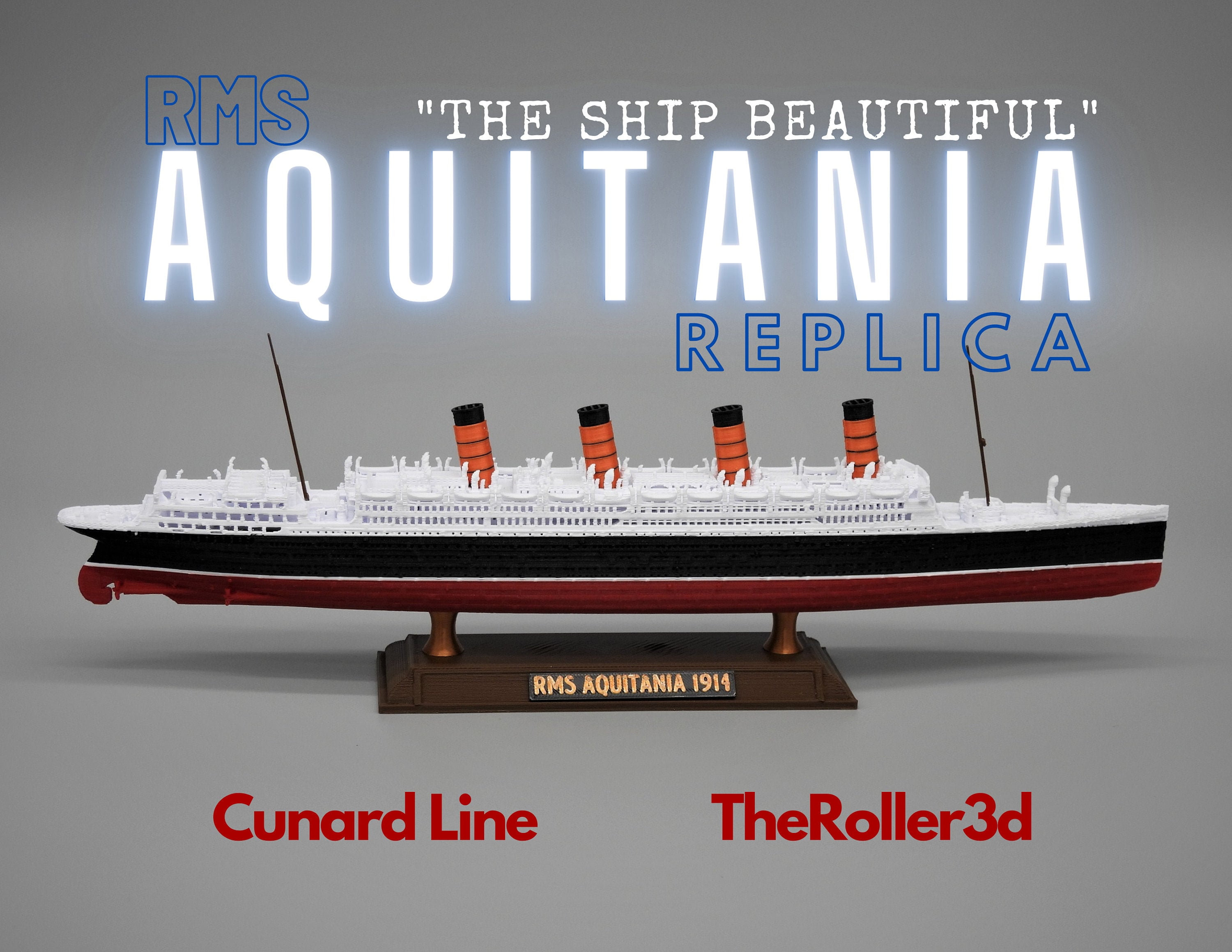 RMS Aquitania Model 1 Foot in Length - Walmart.com