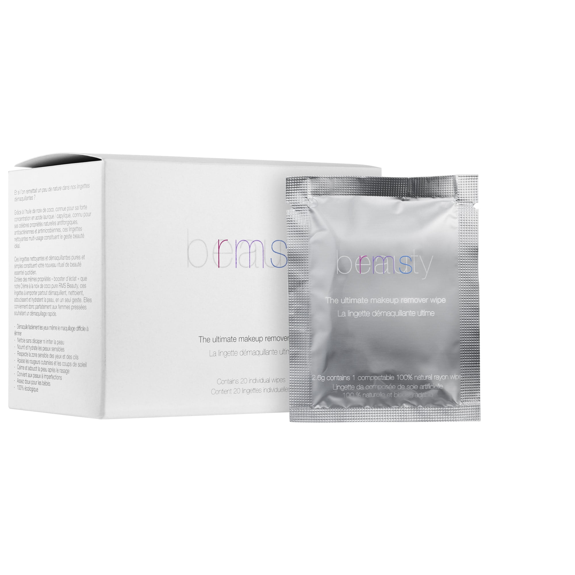 RMS Beauty Ultimate Makeup Remover Wipes - Walmart.com