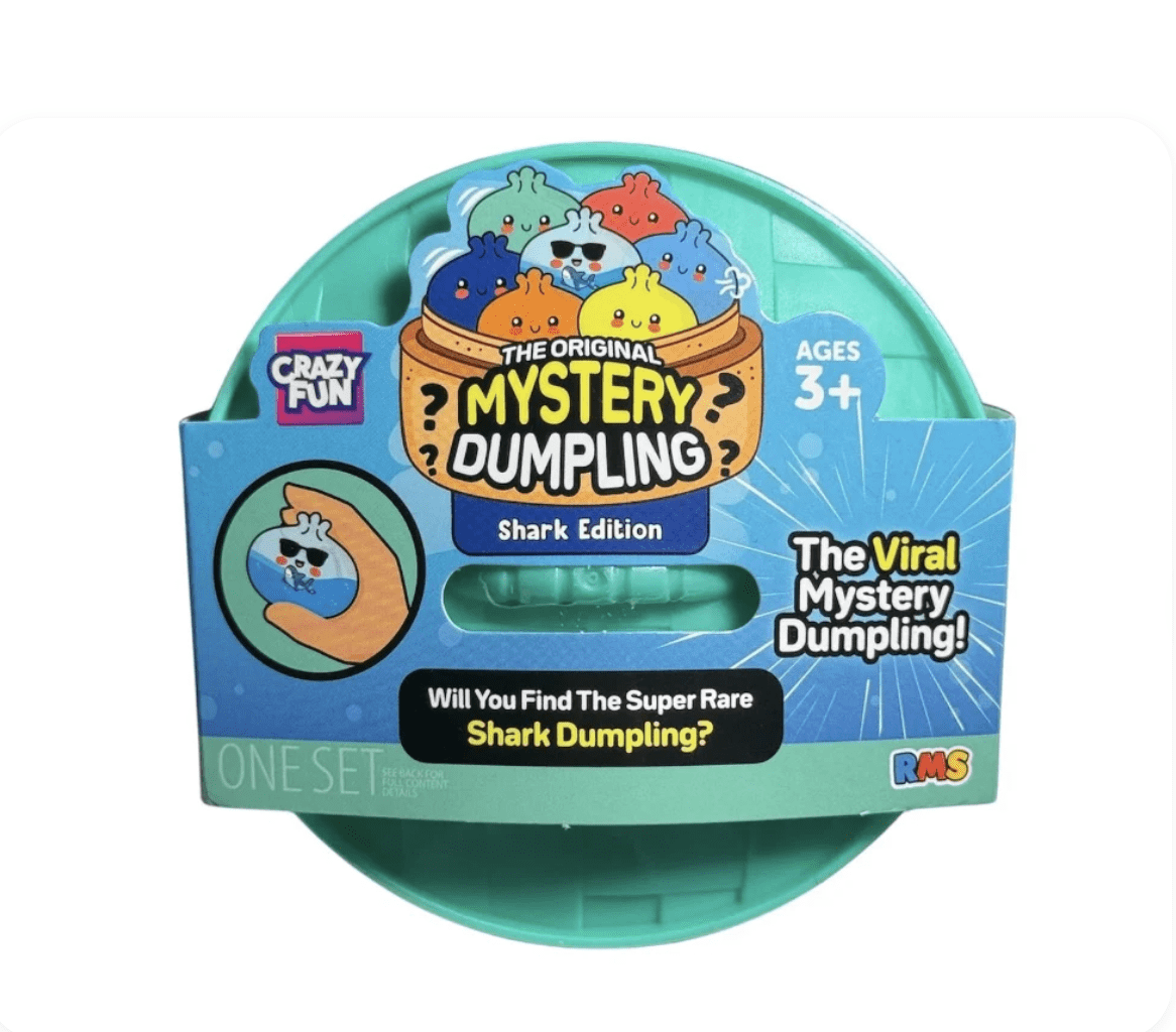 RMS Crazy Fun Original Mystery Dumpling Squishy Shark Edition Stress ...