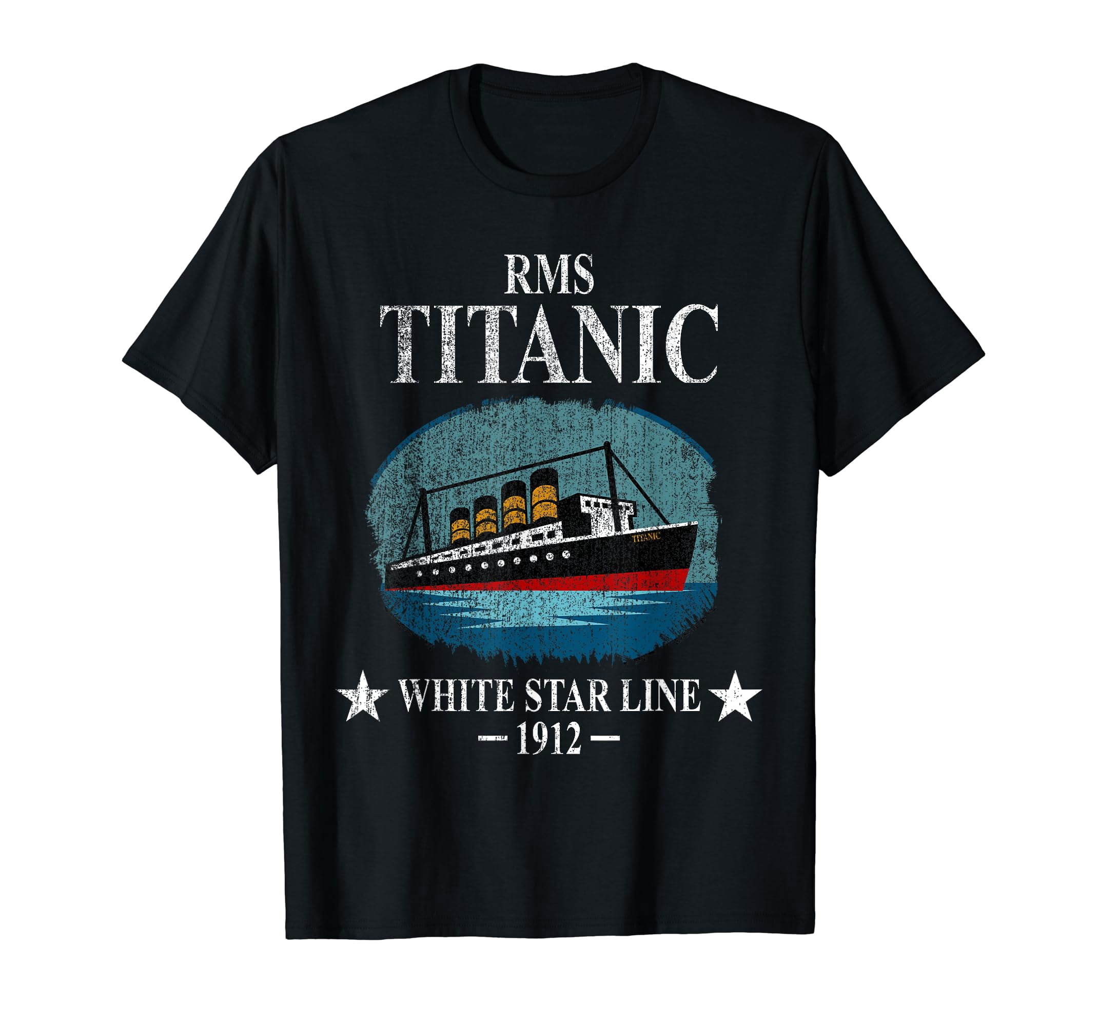 RMS TITANIC White Star Line Cruise Ship 1912 Boys Girls Kids T-Shirt ...