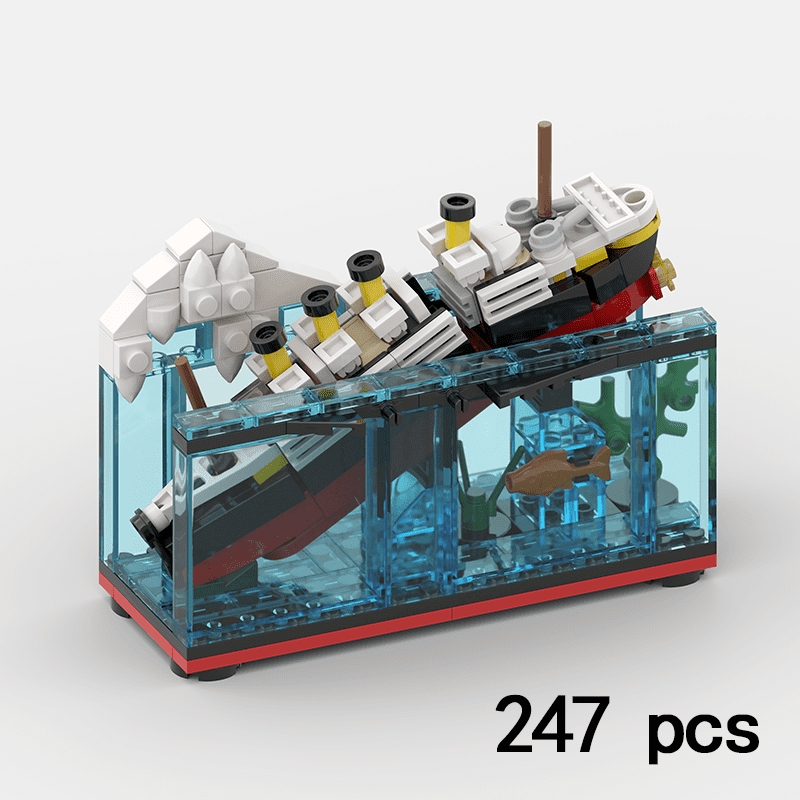RMS Titanic Break In Half Model Building Blocks Ship Boat Kits Jack ...